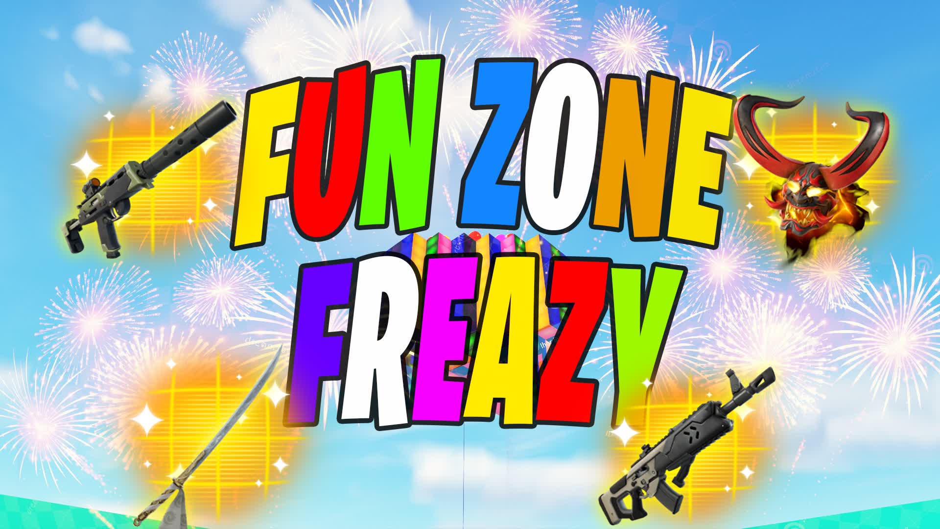 🥳Fun Zone Freazy - FFA🥳 0378-7377-3682 by kooralk - Fortnite Creative ...