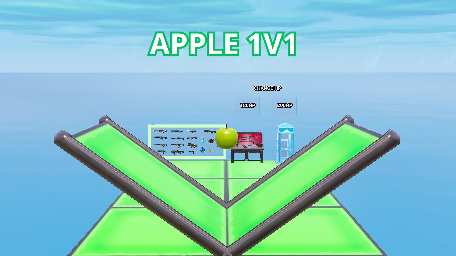 🍏APPLE 1V1🍏 4488-4082-0998 by xmannn - Fortnite Creative Map Code ...