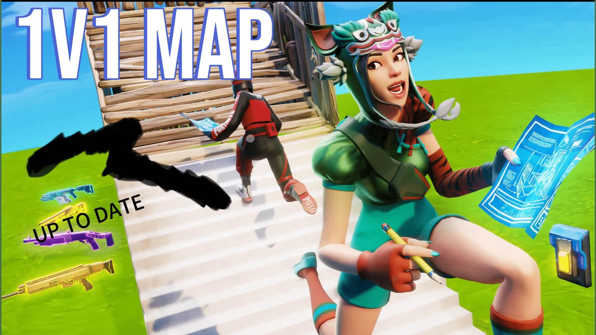 1v1 Chill☀️ 1349-6220-4229 by blaxe - Fortnite Creative Map Code ...