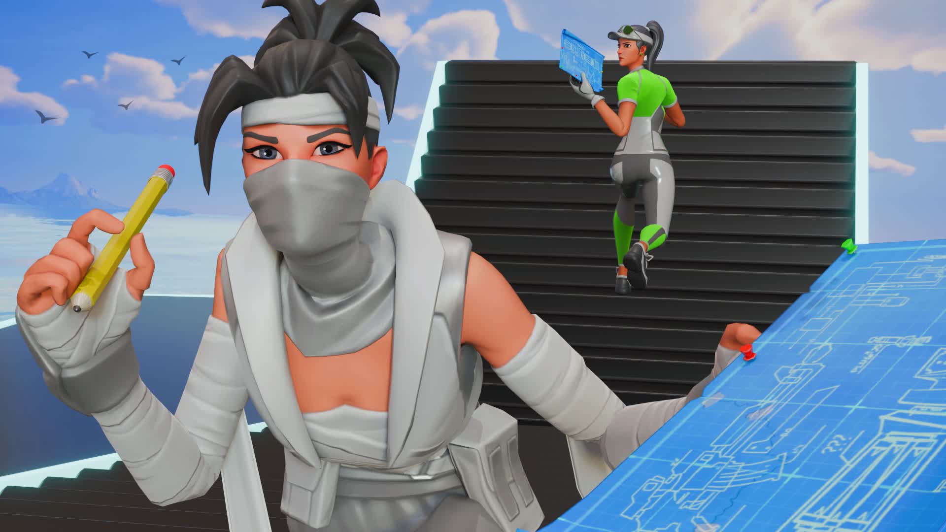 WARM-UP 1V1 BUILD FIGHT 1634-8278-6133 by svz - Fortnite Creative Map Code - Fortnite.GG