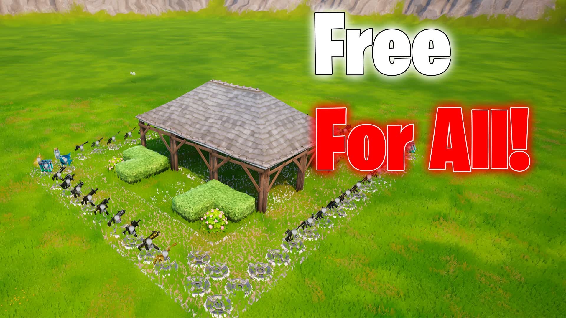 Free For All Map💯 8118-3053-0789 من ابتكار kaorucooks - Fortnite