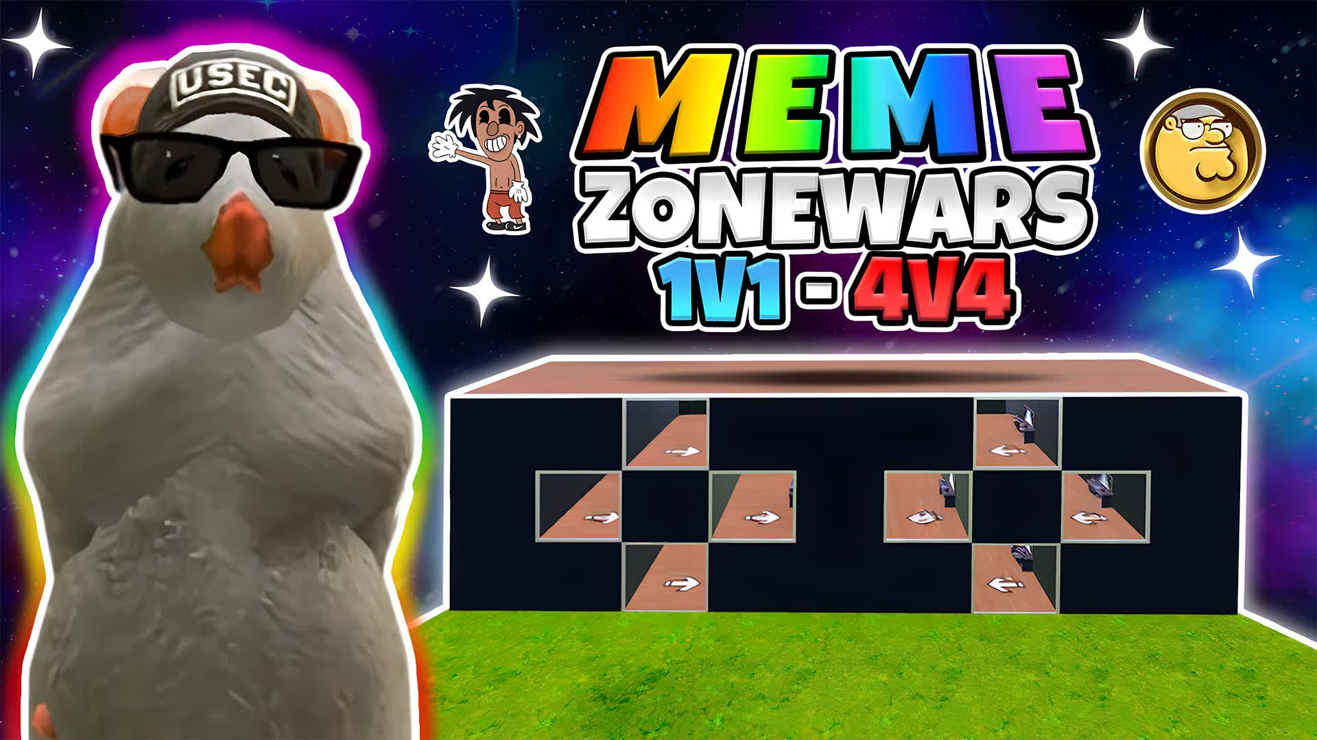 😂 MEME ZONE WARS (1V1 TO 4V4) 2426-8315-8327 by jaitoes - Fortnite ...