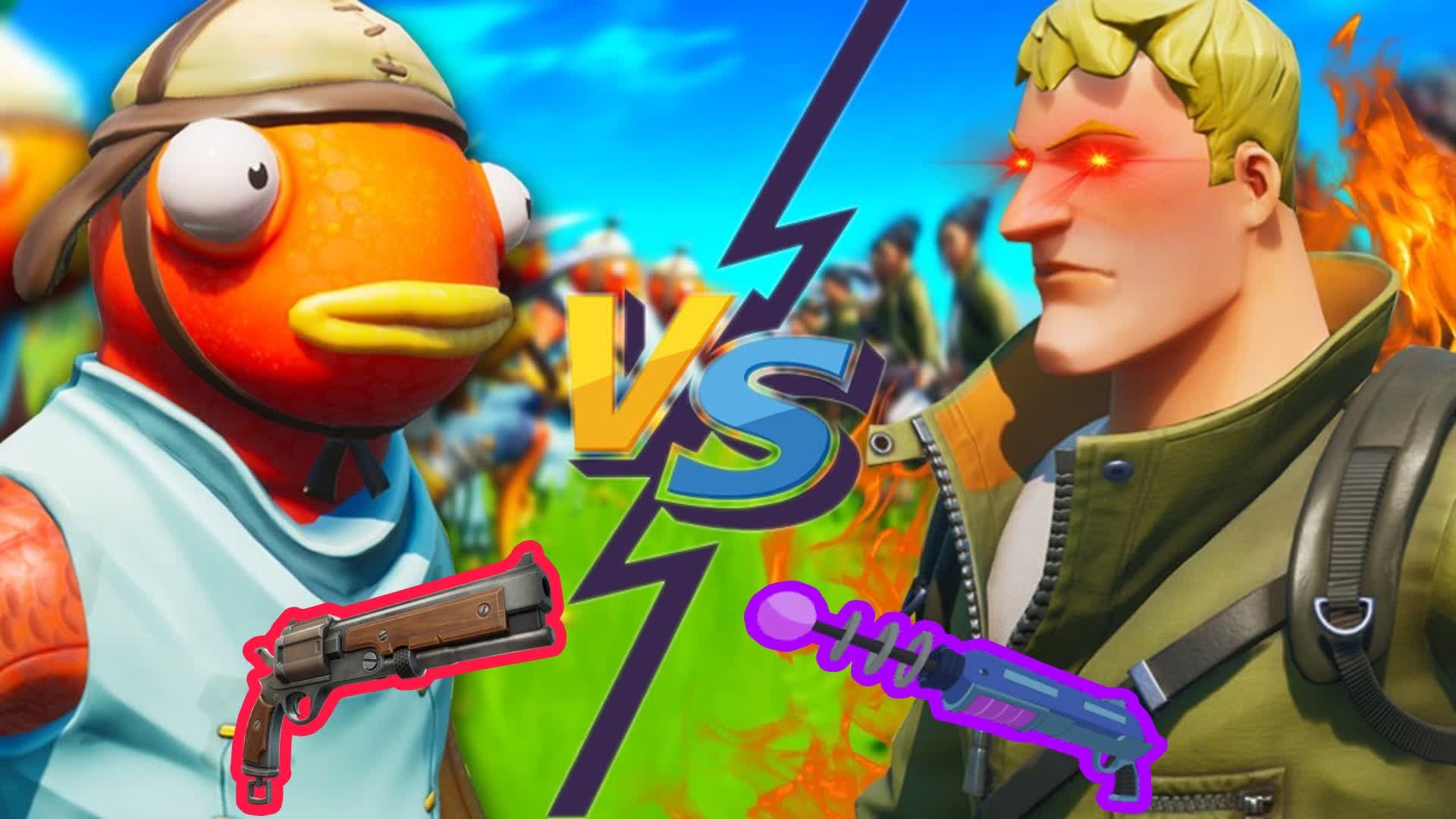 FISH ARMY VS DEFAULT ARMY | CRAZY BATTLE 5350-0445-5254 by creativenite ...