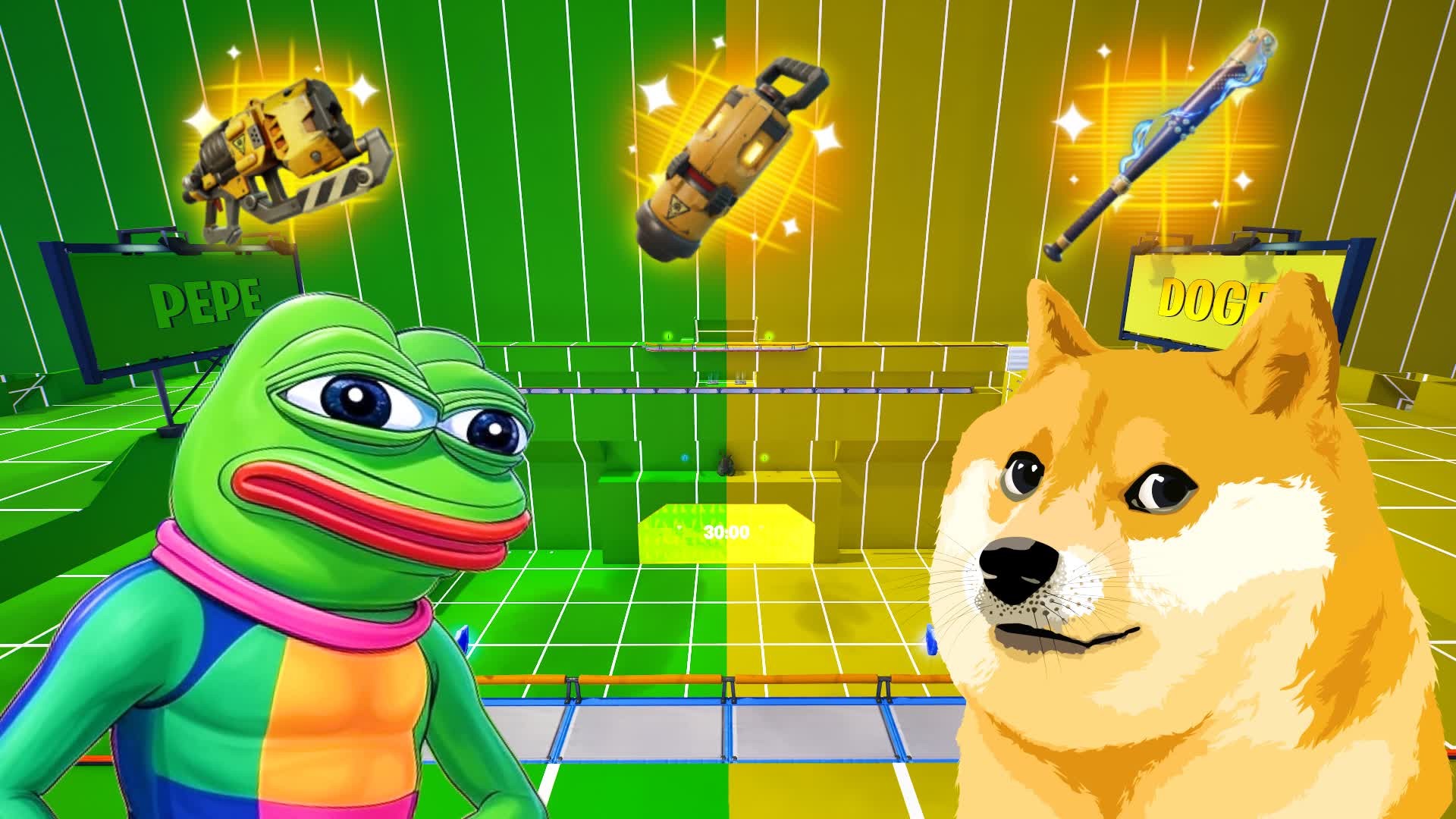 PEPE VS DOGE🚀 1365-0507-4757 by nexusbiome - Fortnite