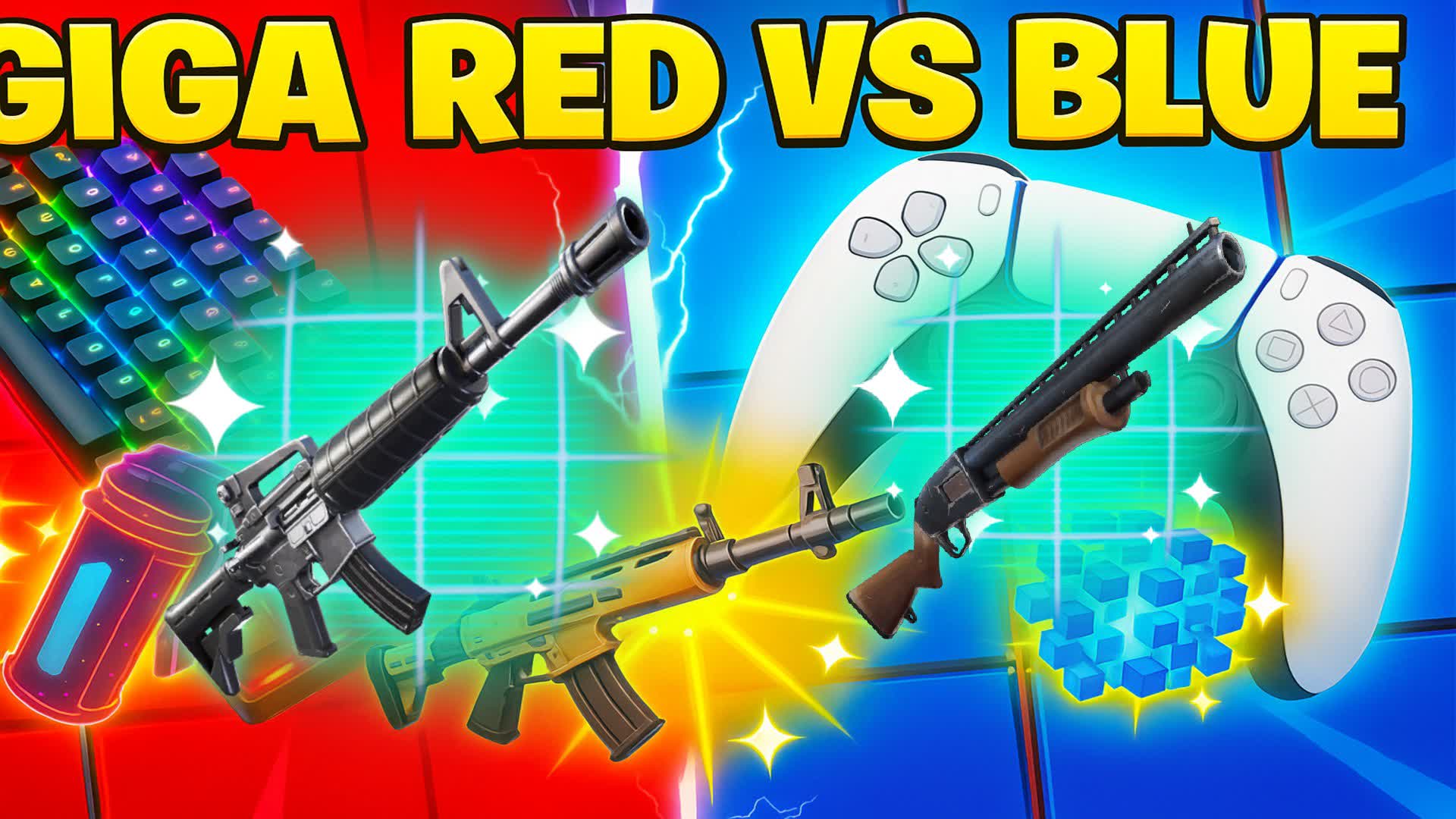 Neon Base RED VS BLUE 🔴🔵 8002-9397-7334 by red-vs-blue-pro - Fortnite ...