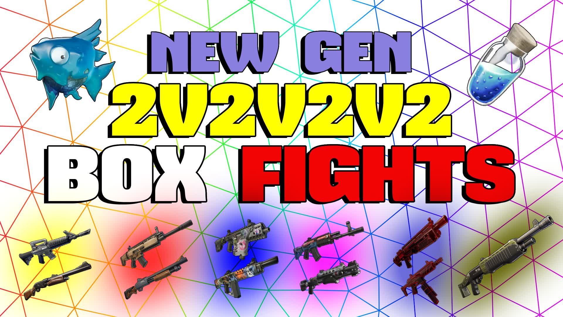 Box fight (2v2v2v2) New Gen 6389-3509-1439 by ibuildmaps - Fortnite