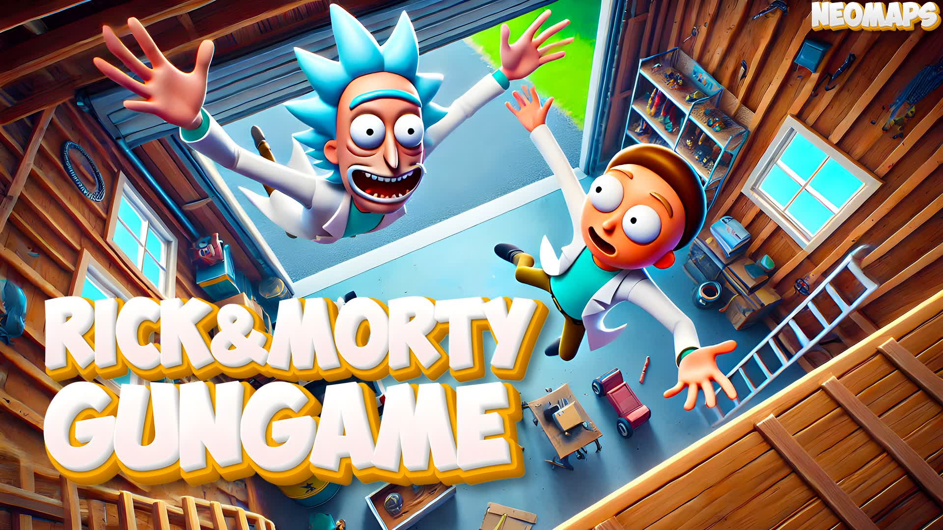Gungame Rick and Morty One Shot 1431-0908-1748 by neomaps - Fortnite ...