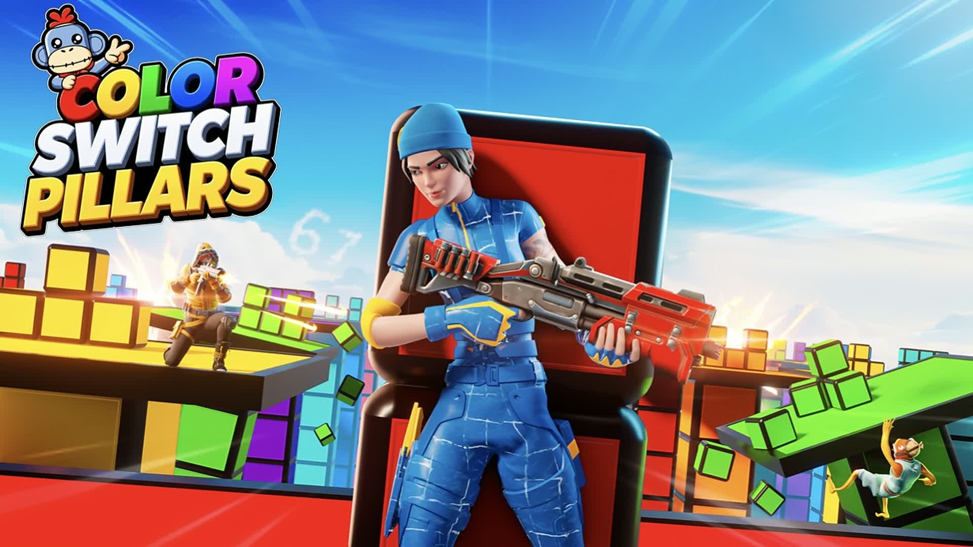 COLOR SWITCH PILLARS 2379-8578-8191 by monkeymaps - Fortnite Creative ...