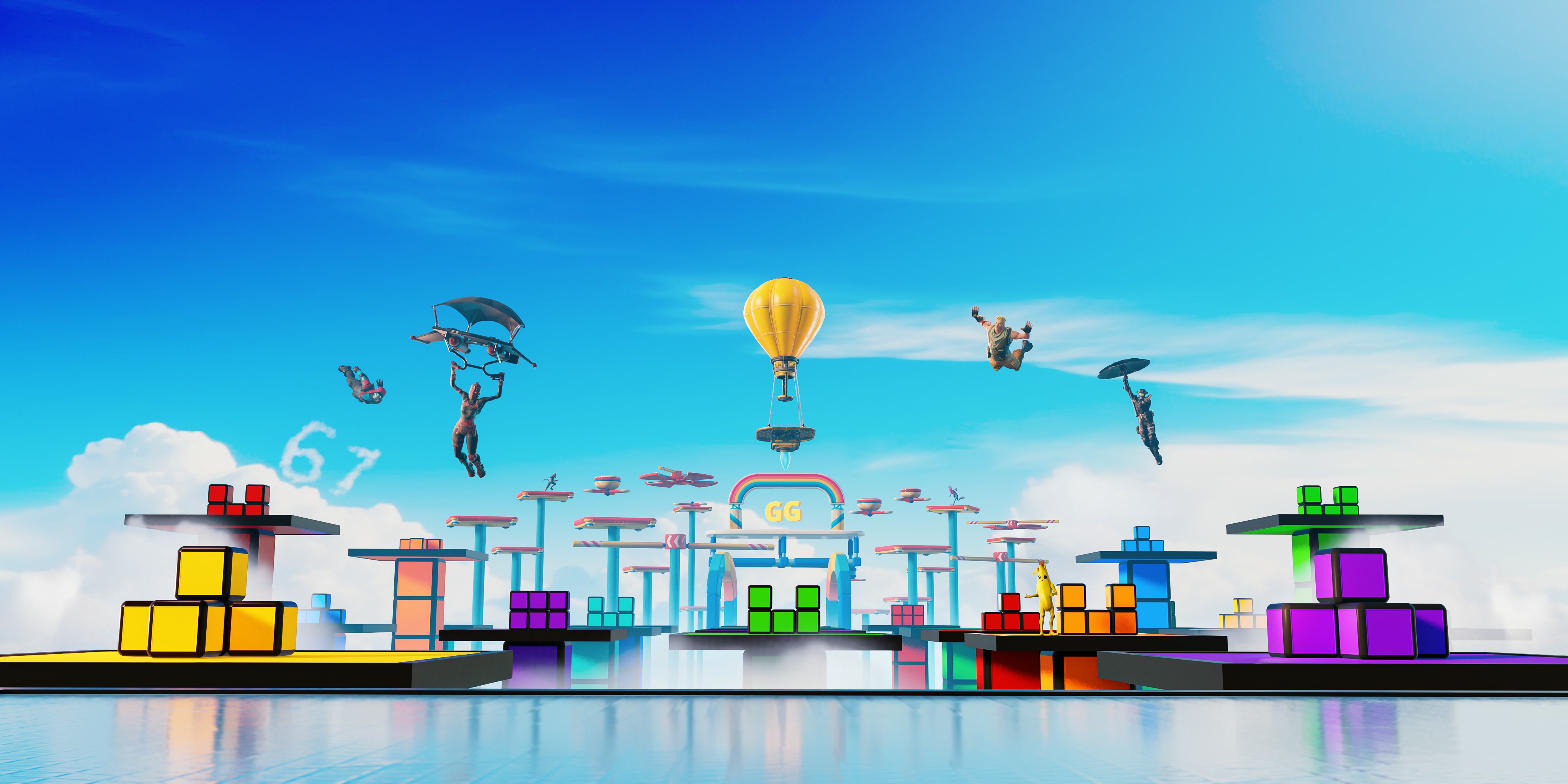 COLOR SWITCH PILLARS 2379-8578-8191 by monkeymaps - Fortnite Creative ...