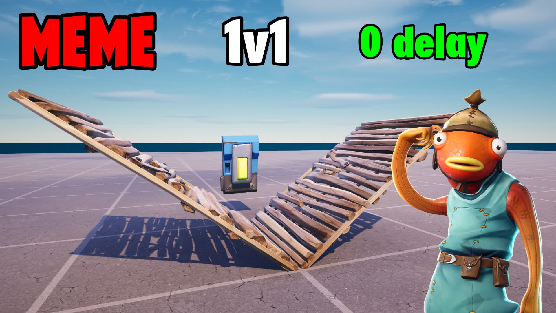 MEME 1V1 0 DELAY (2 Players)📝 4450-7278-1364 by mnby - フォートナイト