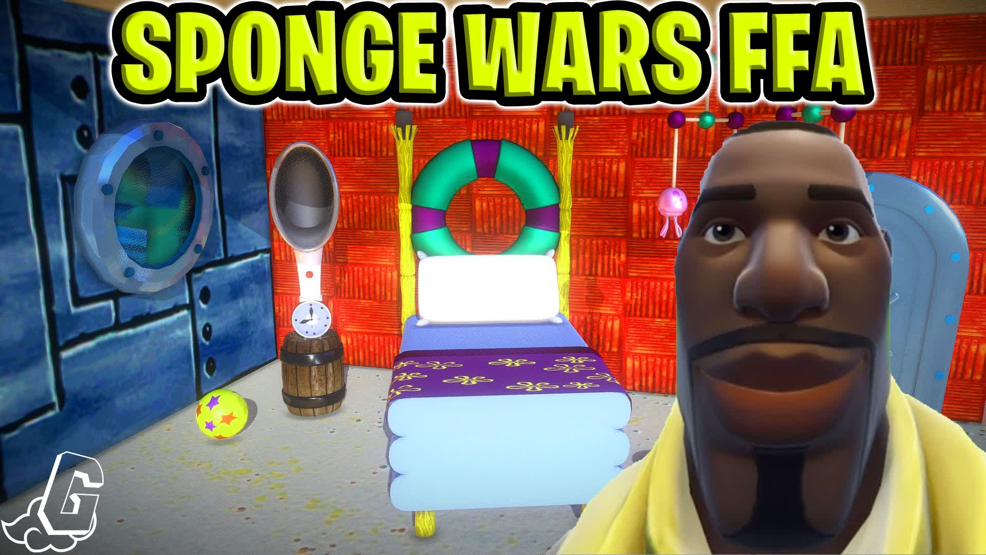 SPONGE WARS🧽FFA💥 9877-1241-6789 by Mr Gas Solo - Fortnite