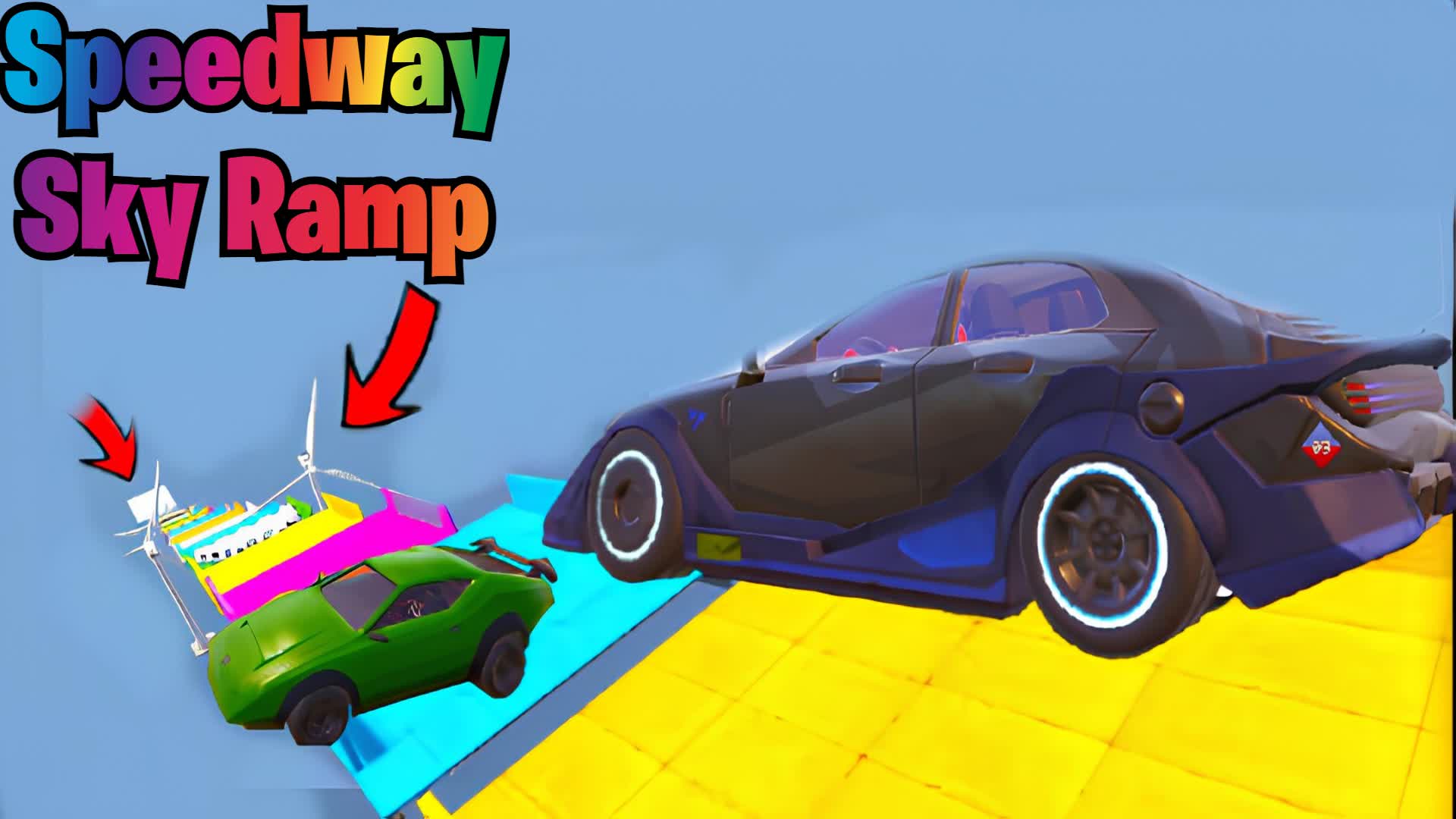 SPEEDWAY SKY RAMP🚗💨 9566-0718-7899 by majoyka0 - Fortnite Creative Map ...