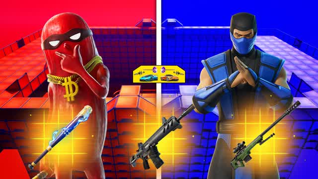 MEGA RED VS BLUE 🔴🔵 4396-0366-6585 von facubot7 – Fortnite