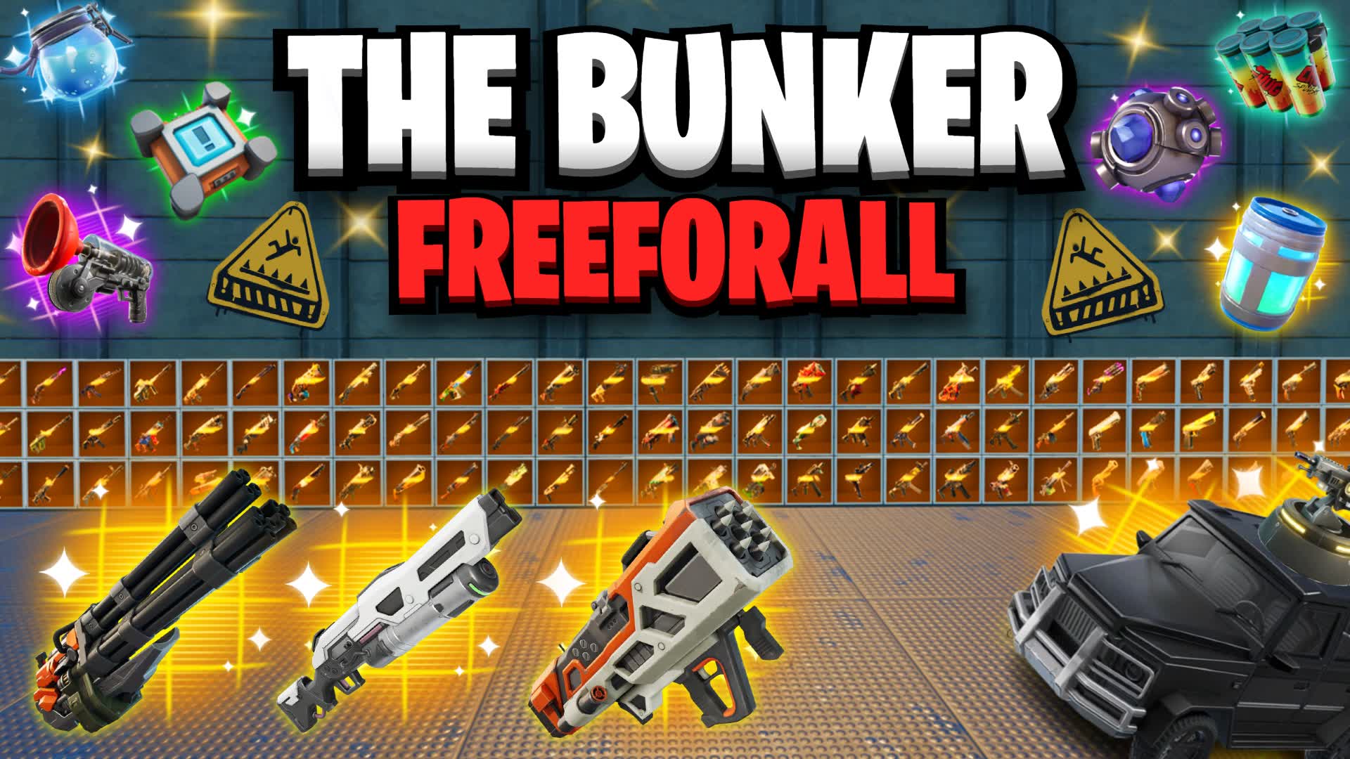 The Bunker FreeForAll 9112-5079-1504 by starrex - Fortnite Creative Map ...