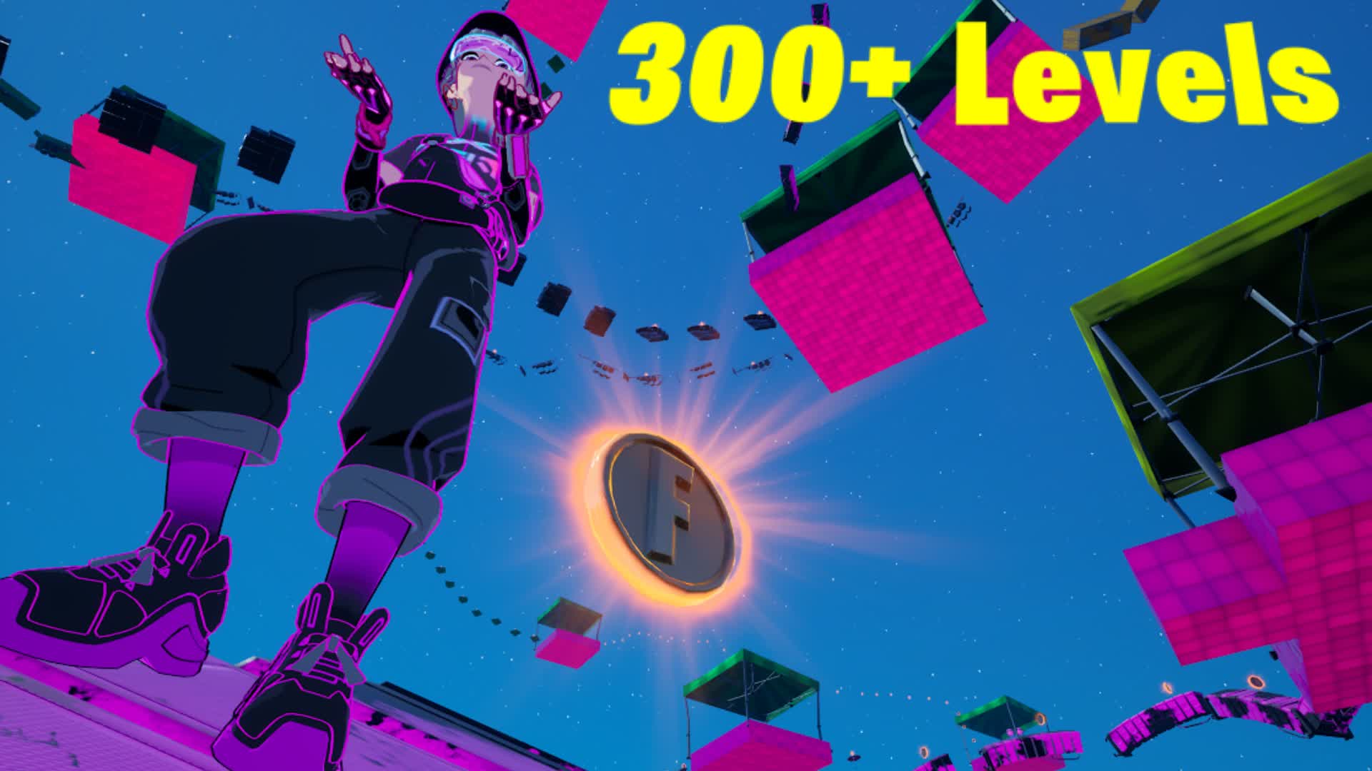 300 LEVEL EASY OBBY PARKOUR⭐ 8286-1125-3473 by verfeno - Fortnite Creative Map Code - Fortnite.GG