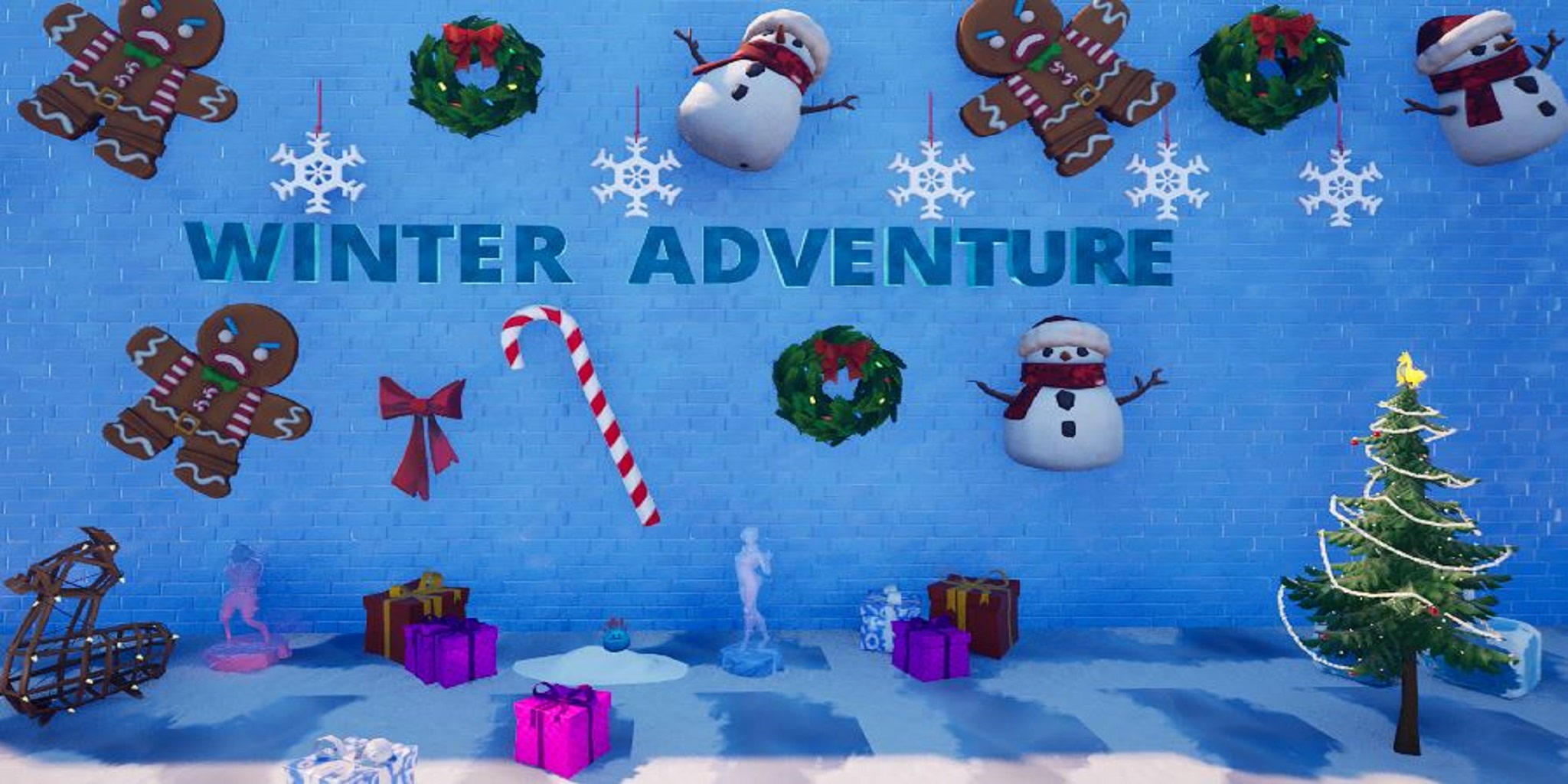 Winter adventure 50LEVEL Escape Deathrun 9224-9925-7170 by defallyxbori - Fortnite Creative Map ...