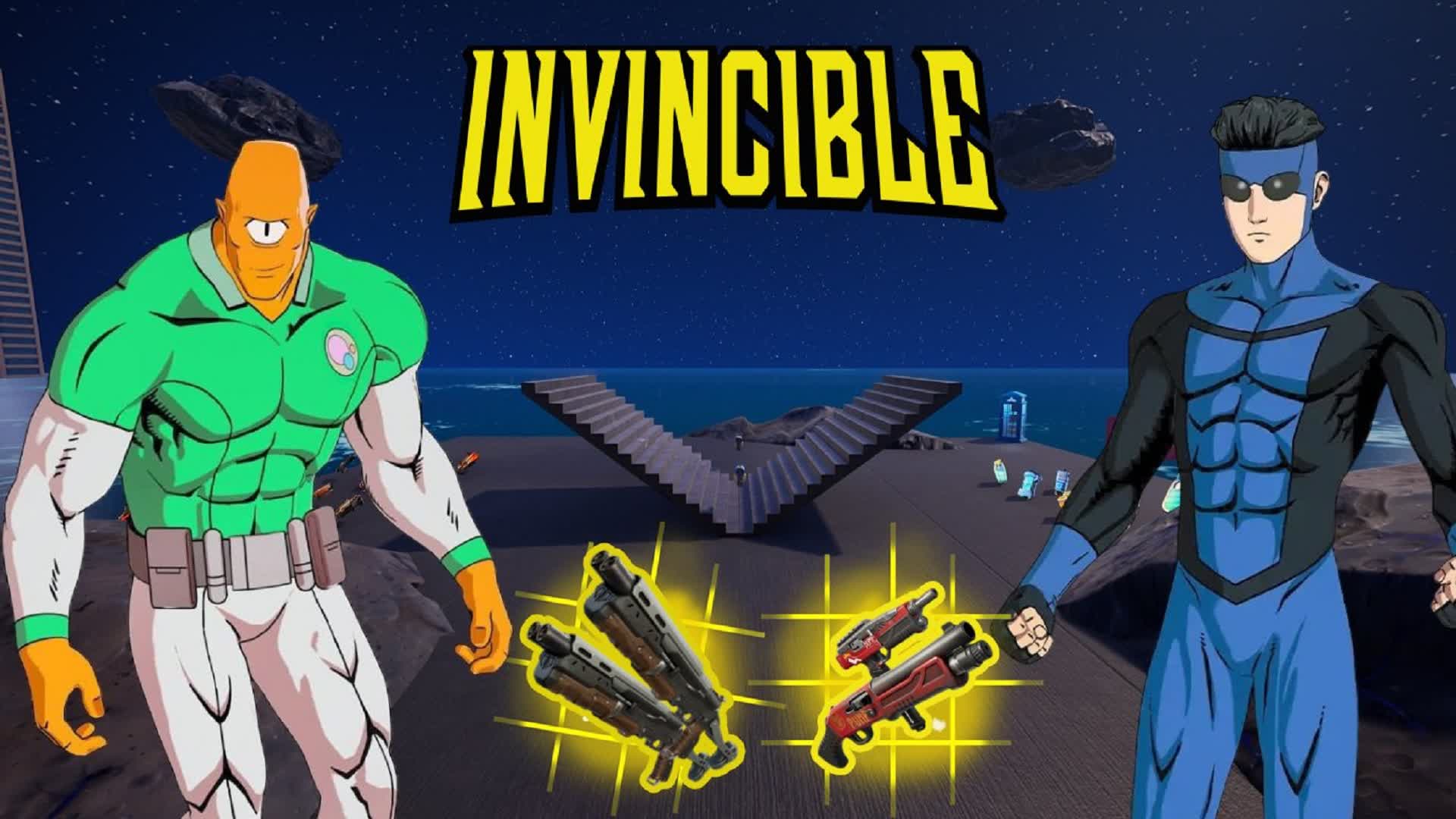 INVINCIBLE 1V1 BUILD BATTLE 🔵🛸 0276-1717-7618 by trianghoul - Fortnite ...