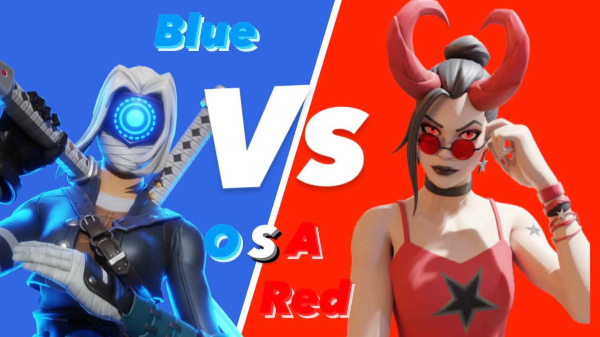 osa red v blue 2942-5495-4442 by osa26 - Fortnite Creative Map Code ...
