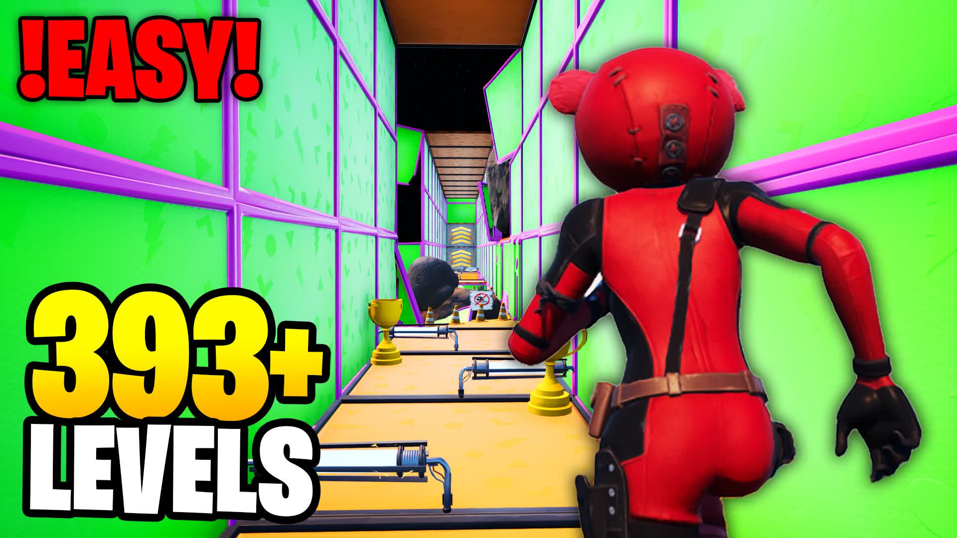 DEFAULT DEATHRUN 393+⭐ 5442-9010-1737 by gmaikelo - Fortnite Creative Map Code - Fortnite.GG