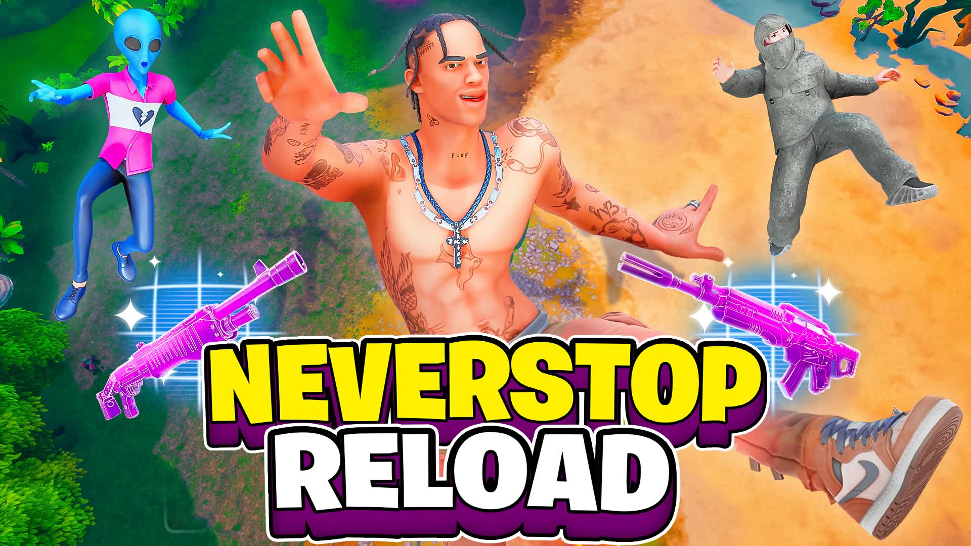 NEVERSTOP RELOAD 2037-7126-6827 by malofn - Fortnite Creative Map Code - Fortnite.GG
