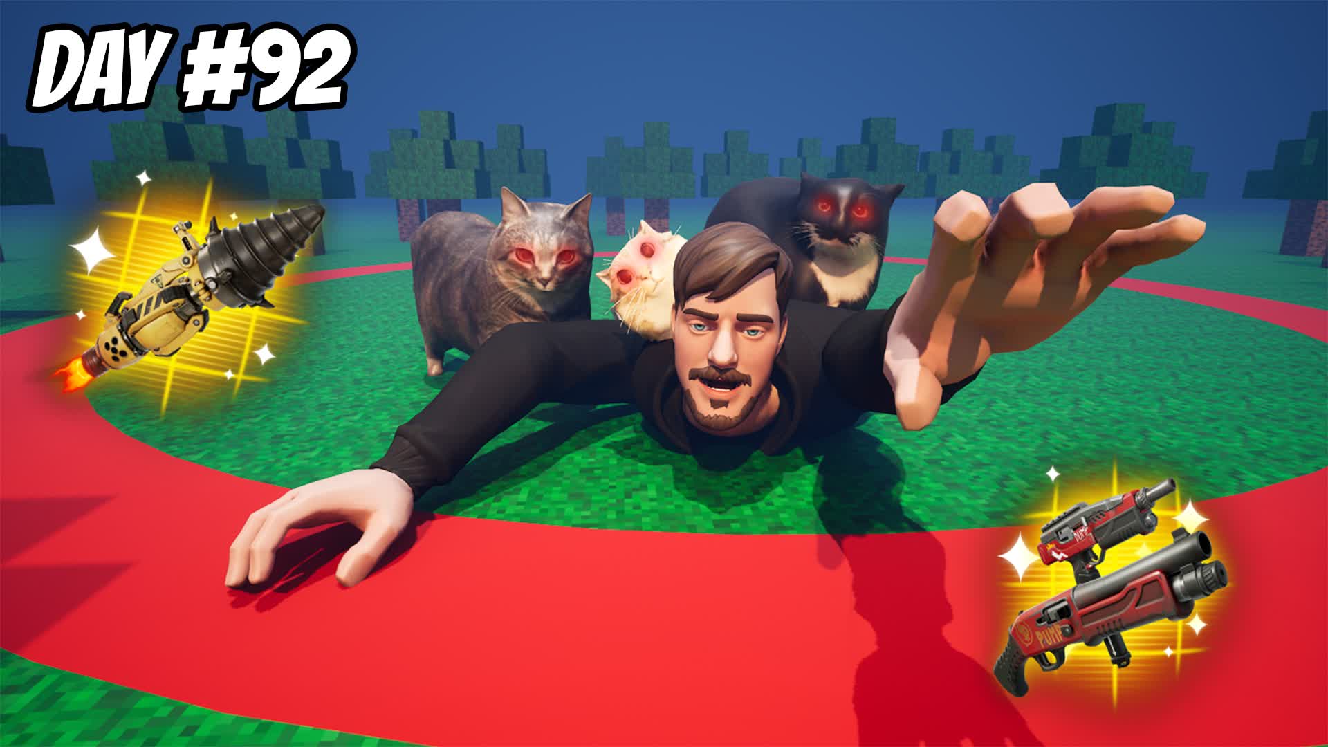 SURVIVE 100 DAYS OF CRAZY MEMES 2576-9137-8071 من ابتكار aares - Fortnite