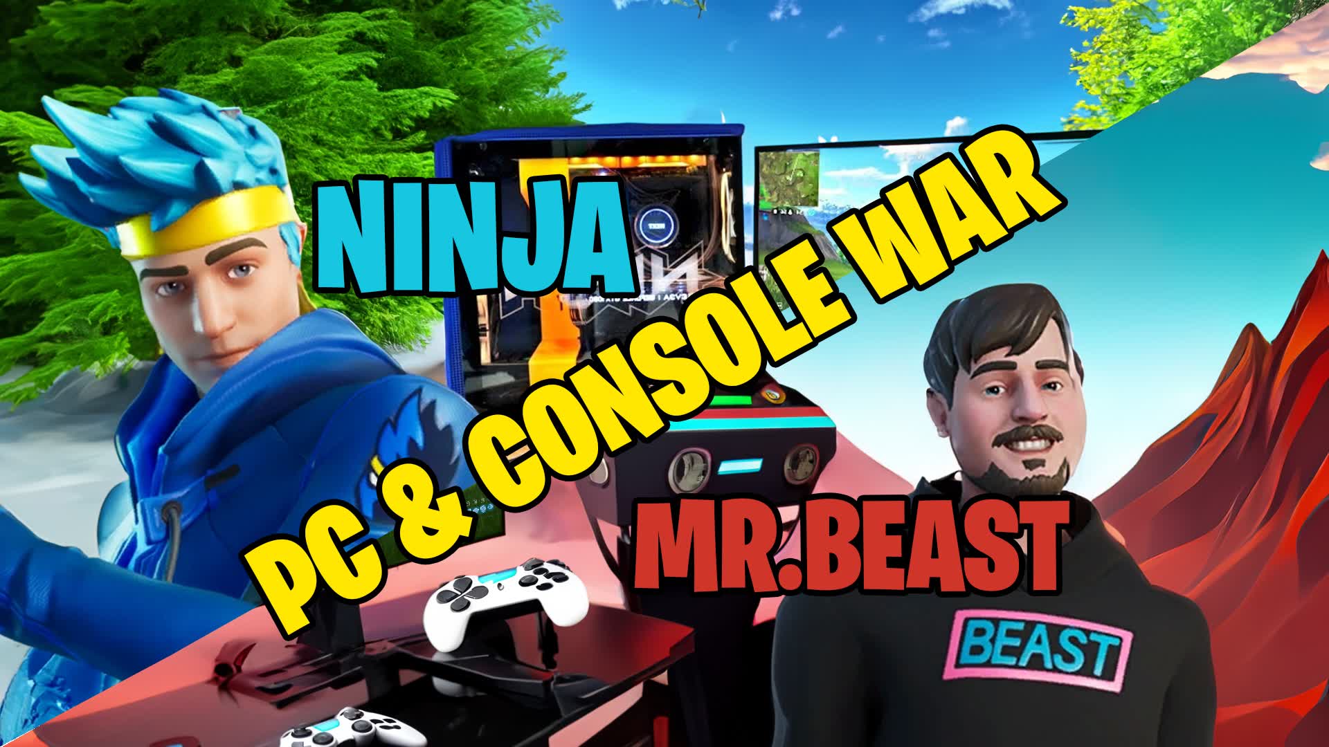 🖥️ PC vs CONSOLE 🎮 4265-7366-4712 by aviumworld - Fortnite Creative Map ...