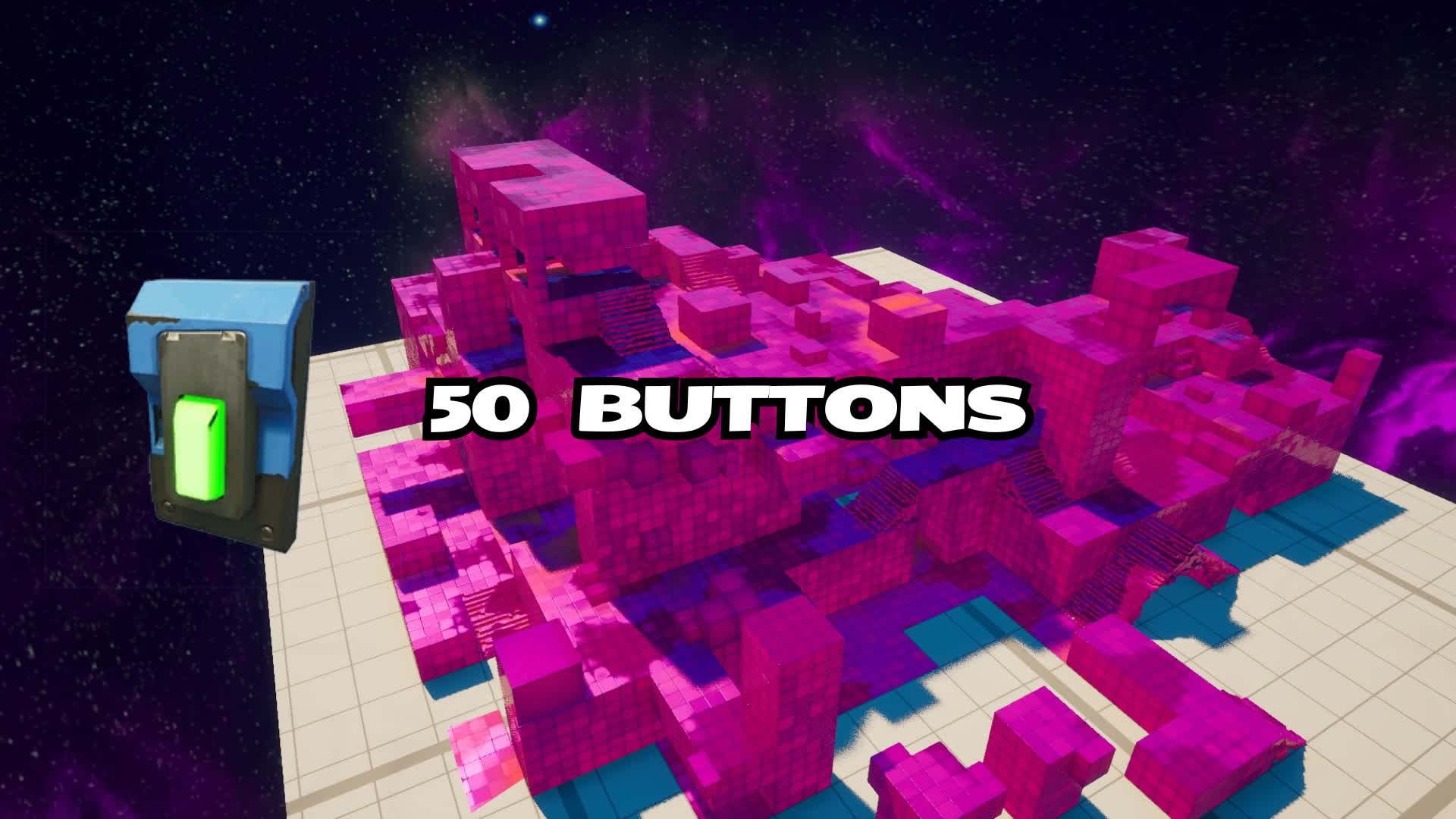50 Buttons 3707-0089-7338 by 0sachiko - Fortnite Creative Map Code ...