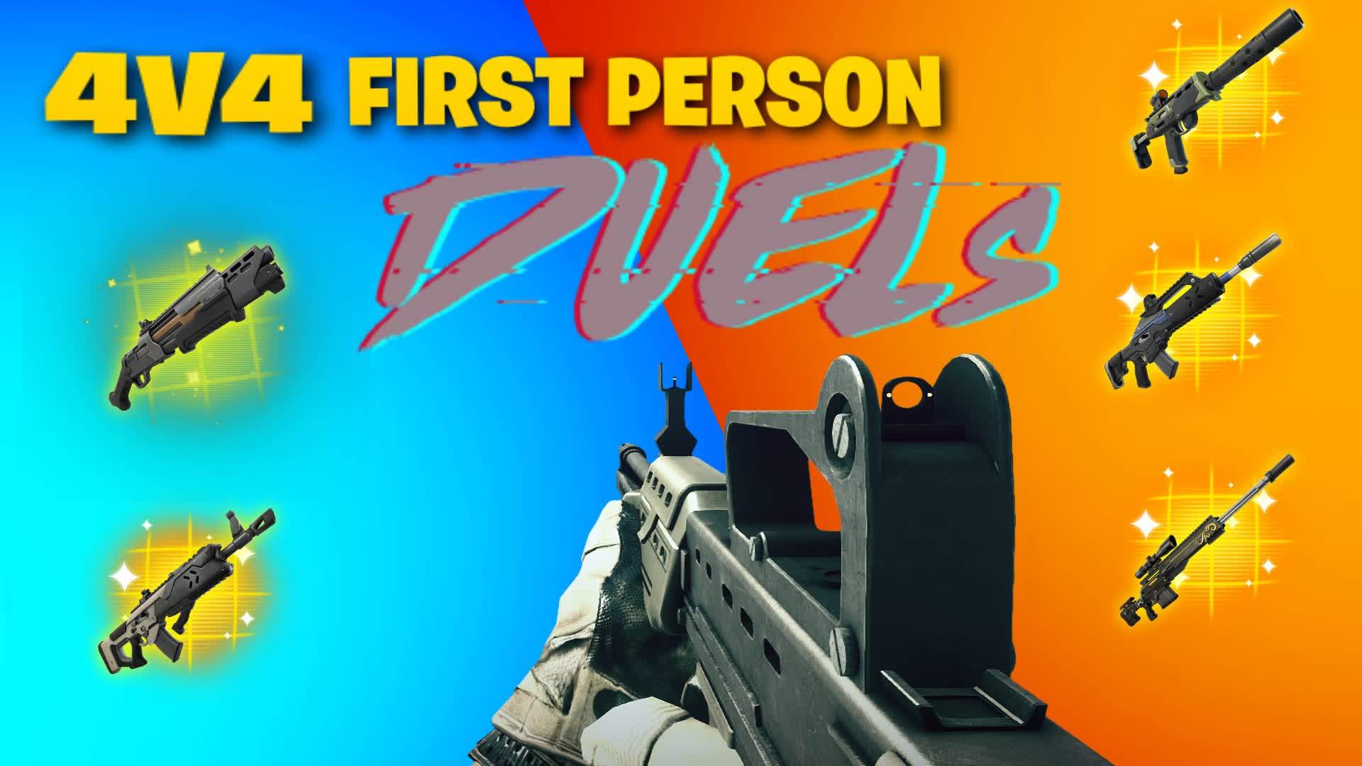 DUELs 4v4 FPS 8799-4289-8969 by z1ko - Fortnite Creative Map Code ...