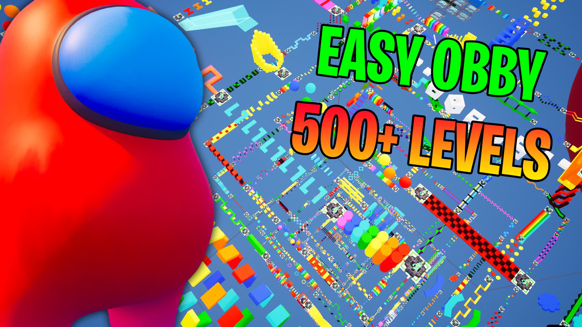 500 LEVEL AMONG OBBY PARKOUR 7035-7989-5506 by jyc - Fortnite Creative Map Code - Fortnite.GG