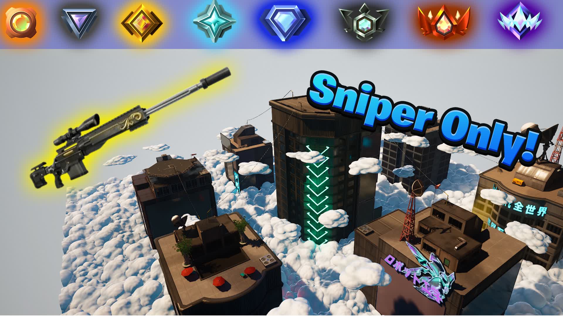 SNIPER ONE SHOT SKYSCRAPER 🎯🏙️ 5508-0546-7532 by shiggyy - Fortnite ...