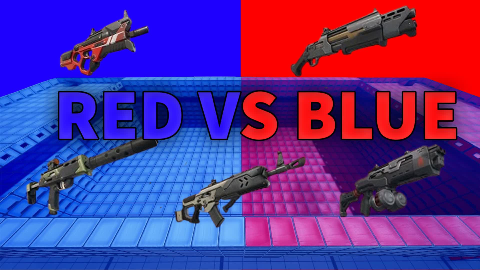 Red vs blue 1723-9244-3388 by isus - Fortnite Creative Map Code - Fortnite.GG
