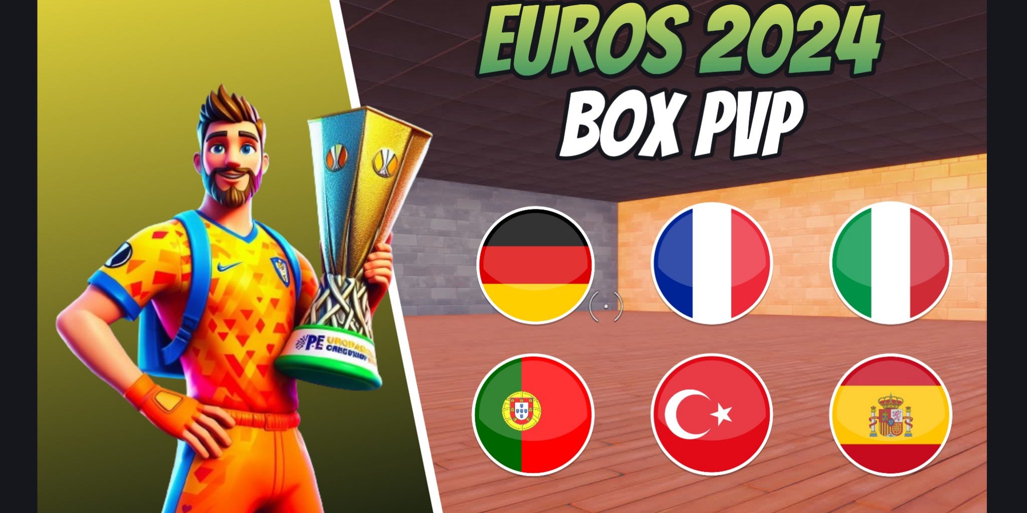 Euros 2024 Box PVP 🏆🐐 1818-6710-8738 by avaze - Fortnite Creative Map ...