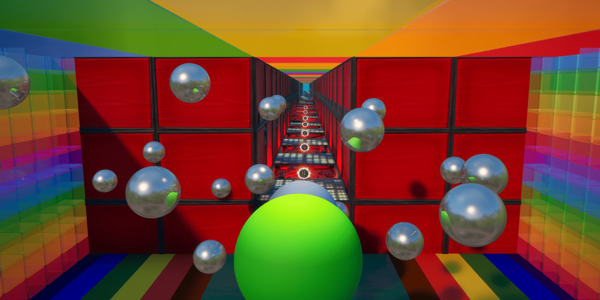 Rainbow Run Obstacle Course / Parkour - 1932-7750-7613 | Fortnite Zone