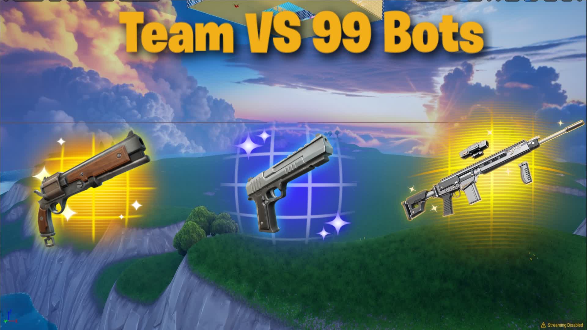 Your Team VS 99 Bots Meadow Island 9125-0027-4058 by ironydev23 - Fortnite Creative Map Code ...