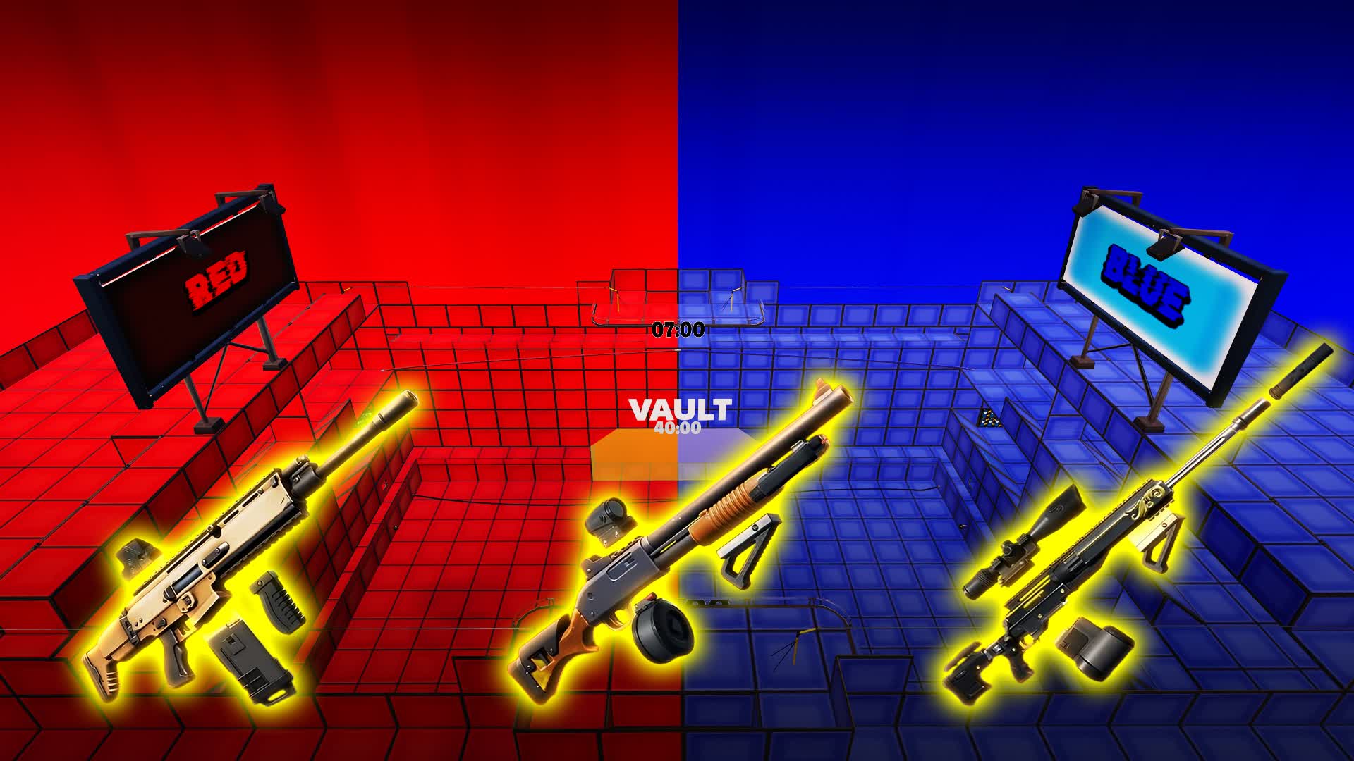 CRAZY RED VS BLUE ️‍💙 9117-1652-5424 by papuolo - Fortnite