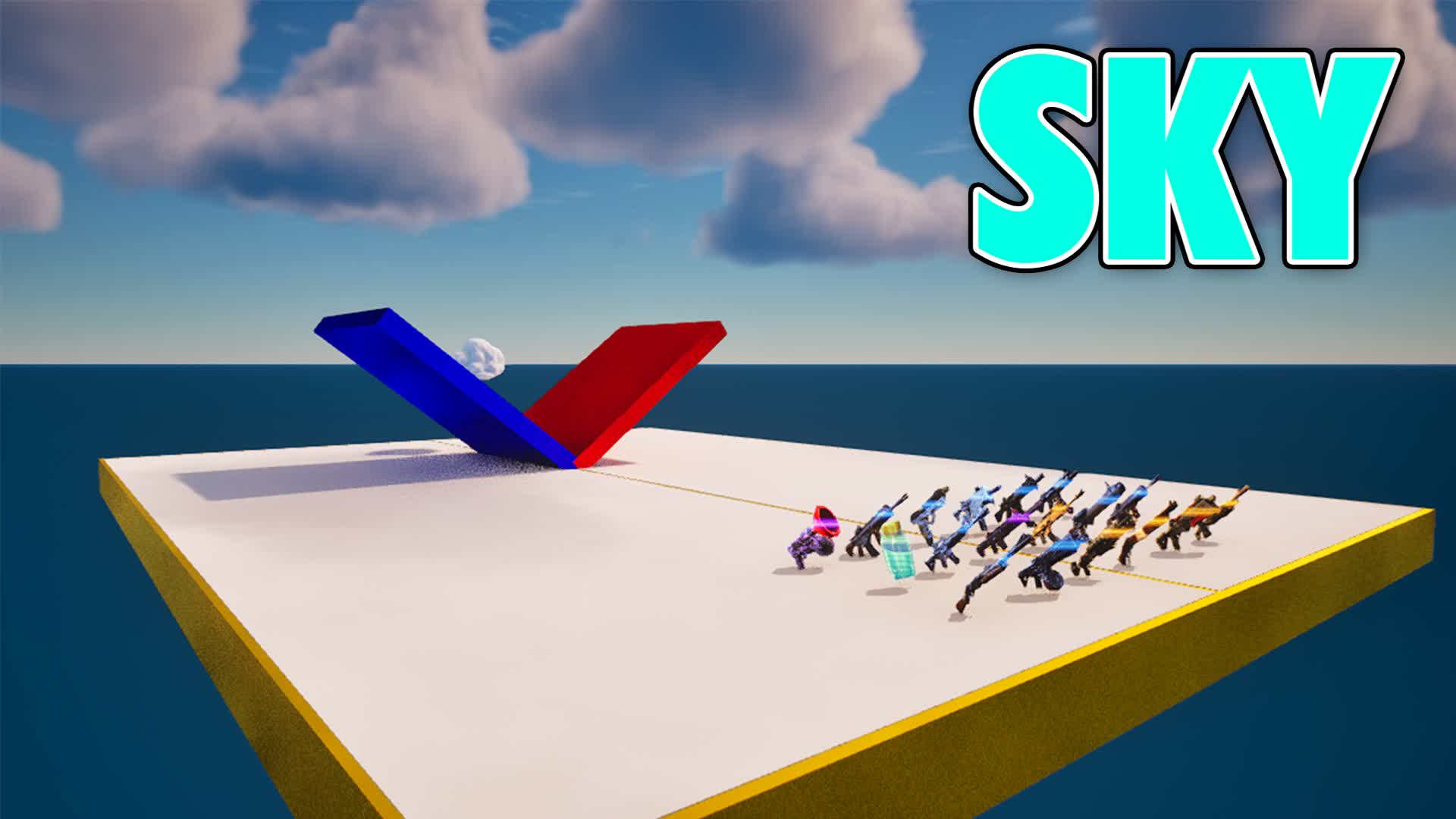 PVP SKY | 0 DELAY 8497-6586-8048 by skytex - Fortnite Creative Map Code ...