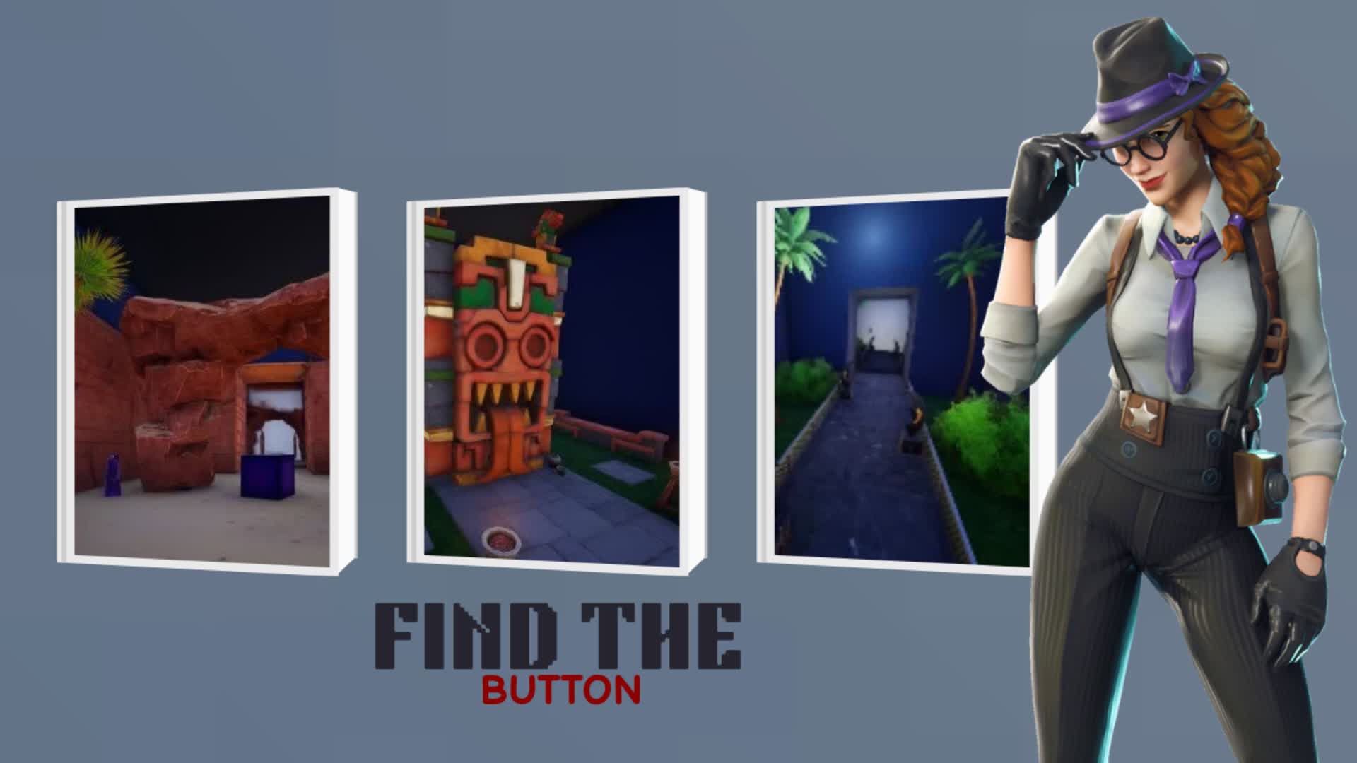 FIND THE RED BUTTON 8512-6269-7833 by sintonia - Fortnite Creative Map ...