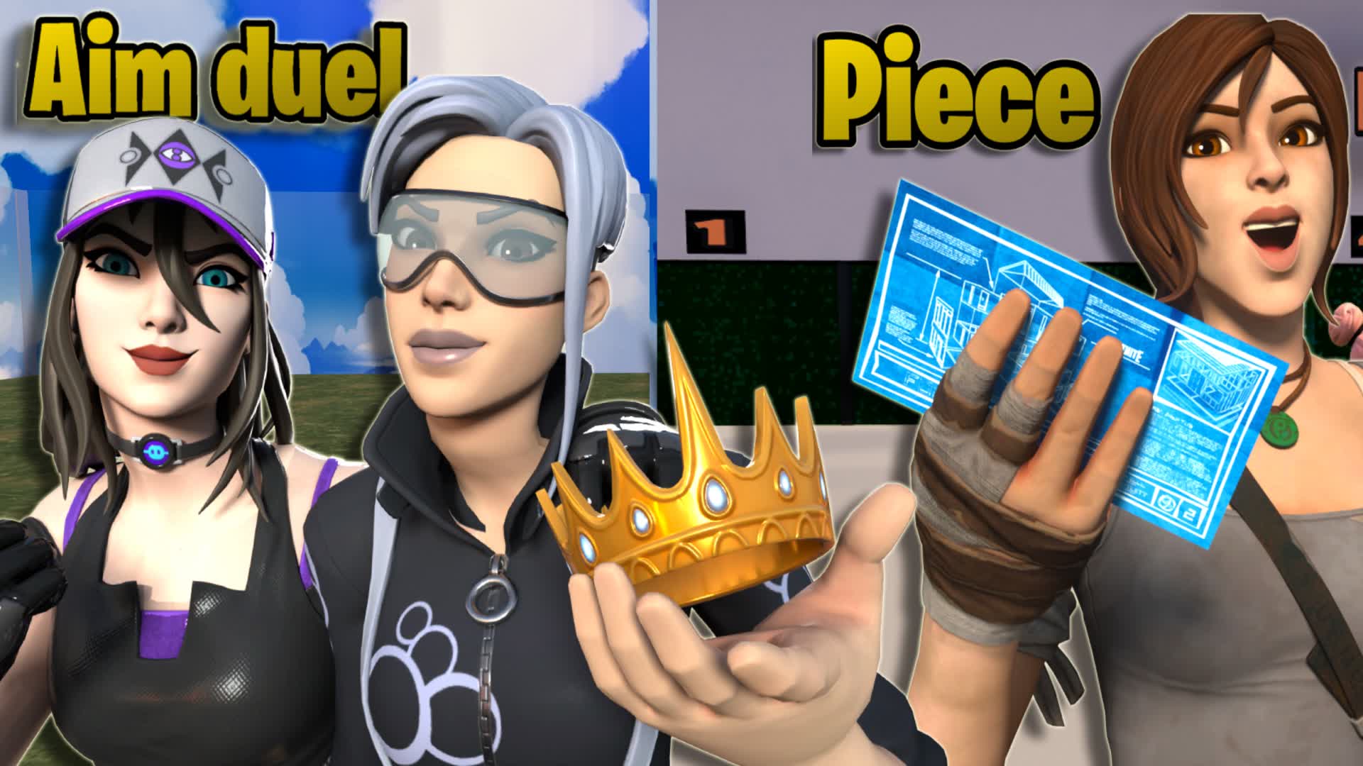Aim duel, Piece control Chapter 2 9348-7614-3688 by gena22 - Fortnite