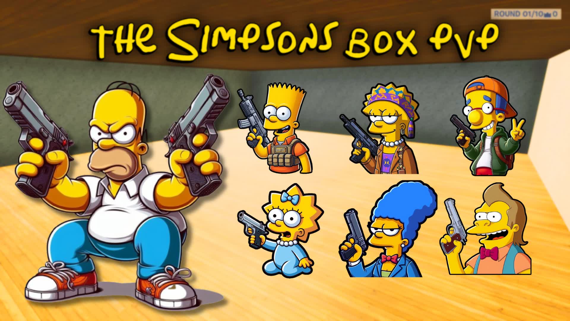THE SIMPSONS BOX PVP📦 9040-5429-7591 by contundente - フォートナイト