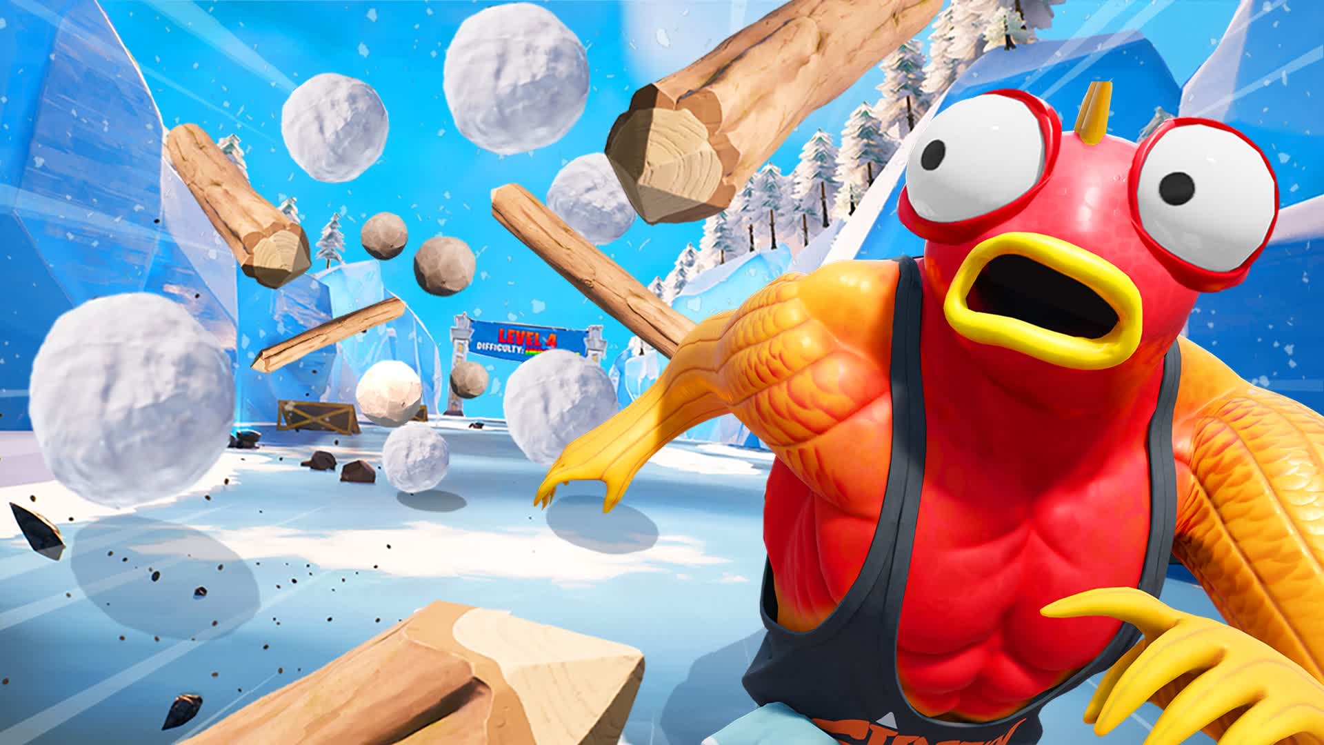 Survive The Avalanche 7970-1674-7150 by tomato - Fortnite Creative Map ...