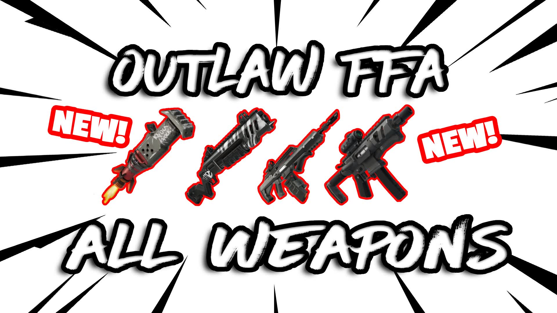 🤠OUTLAW FFA - ALL WEAPONS AND CARS🤠 8498-6265-3945 by escape_rooms ...