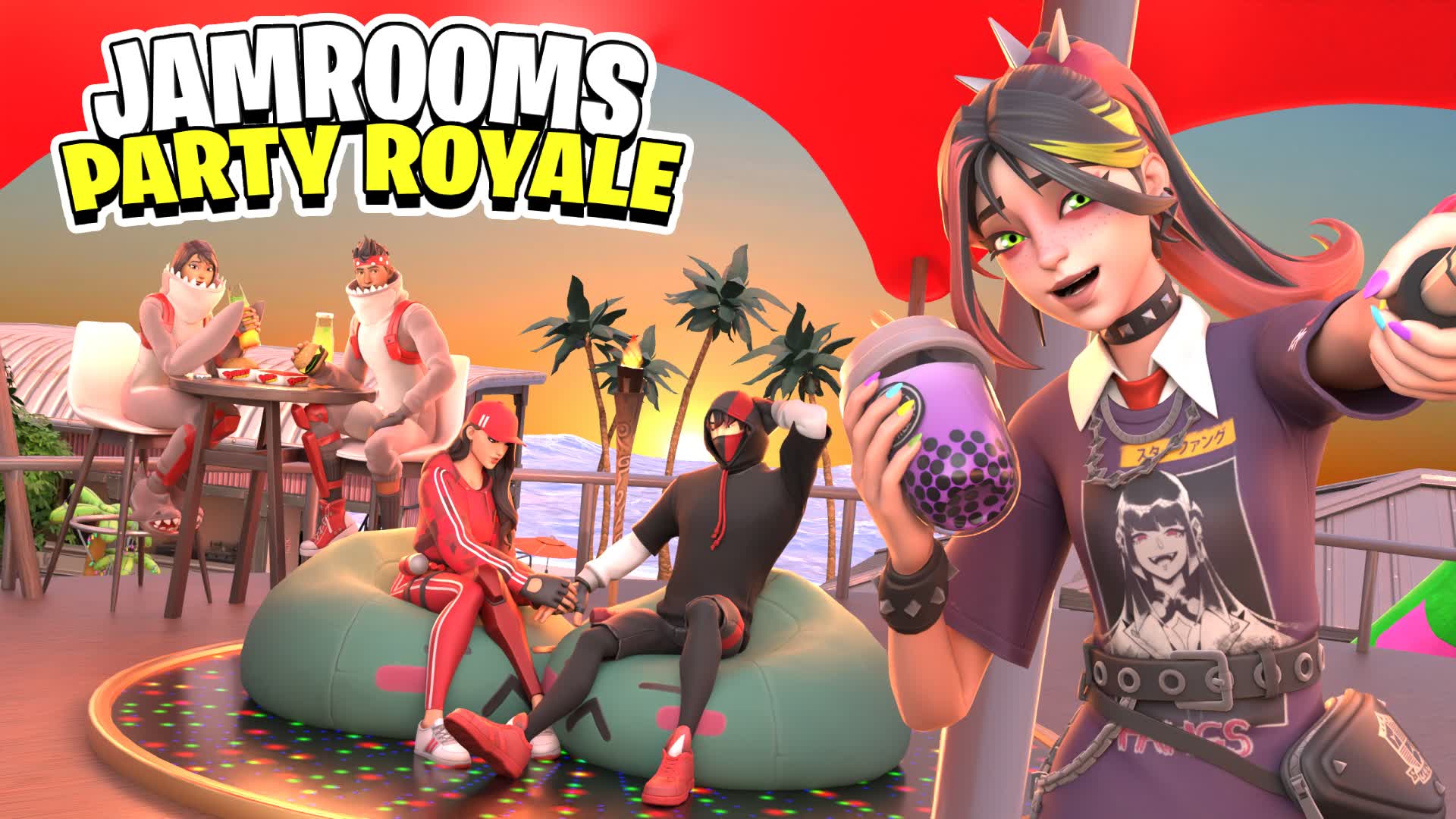Jam Rooms Party Royale 0325-6015-3652 by ivibe - Fortnite