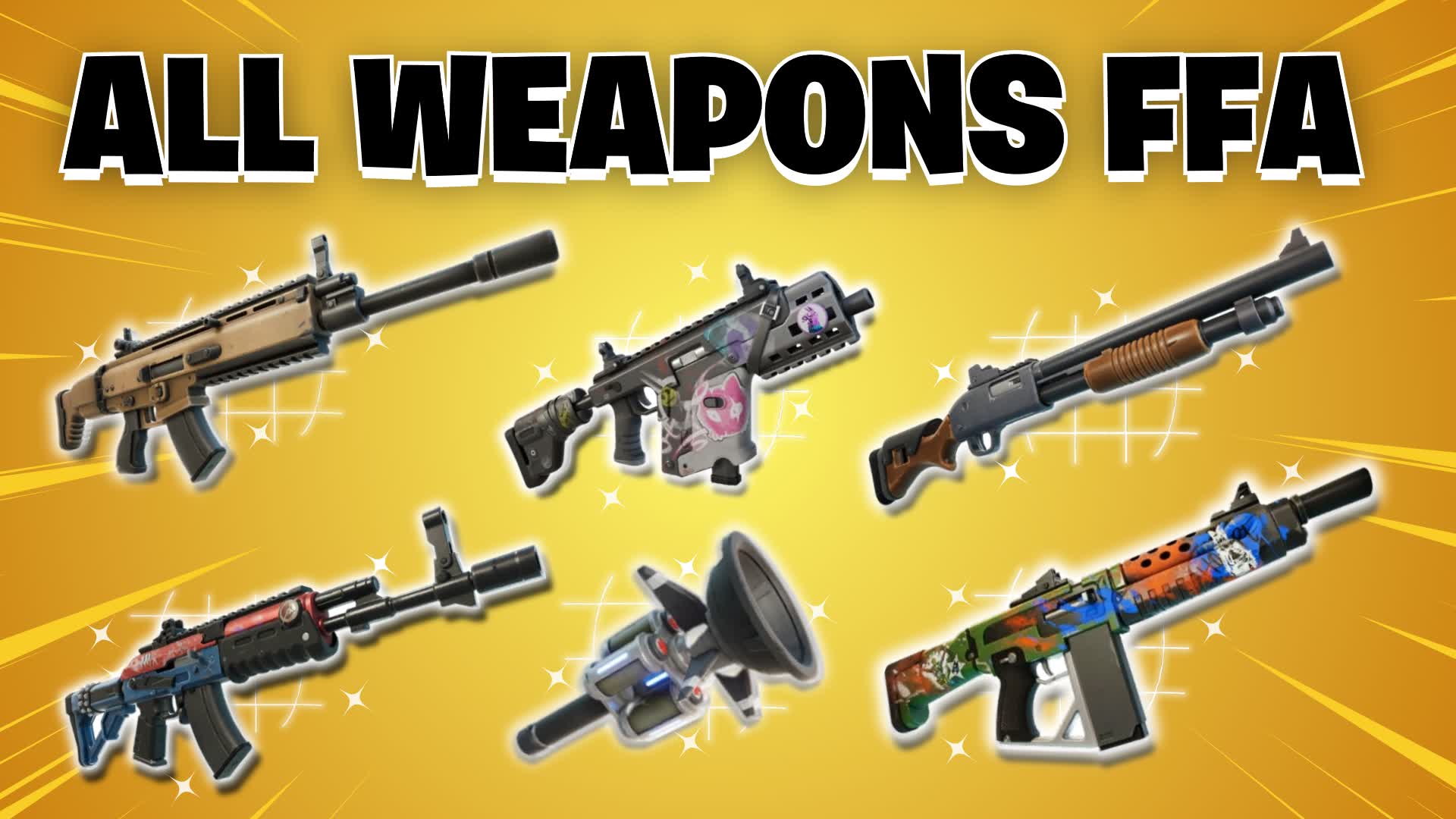 ALL WEAPONS FFA 7231-1071-0713 by thedreamworld - Fortnite Creative Map Code - Fortnite.GG
