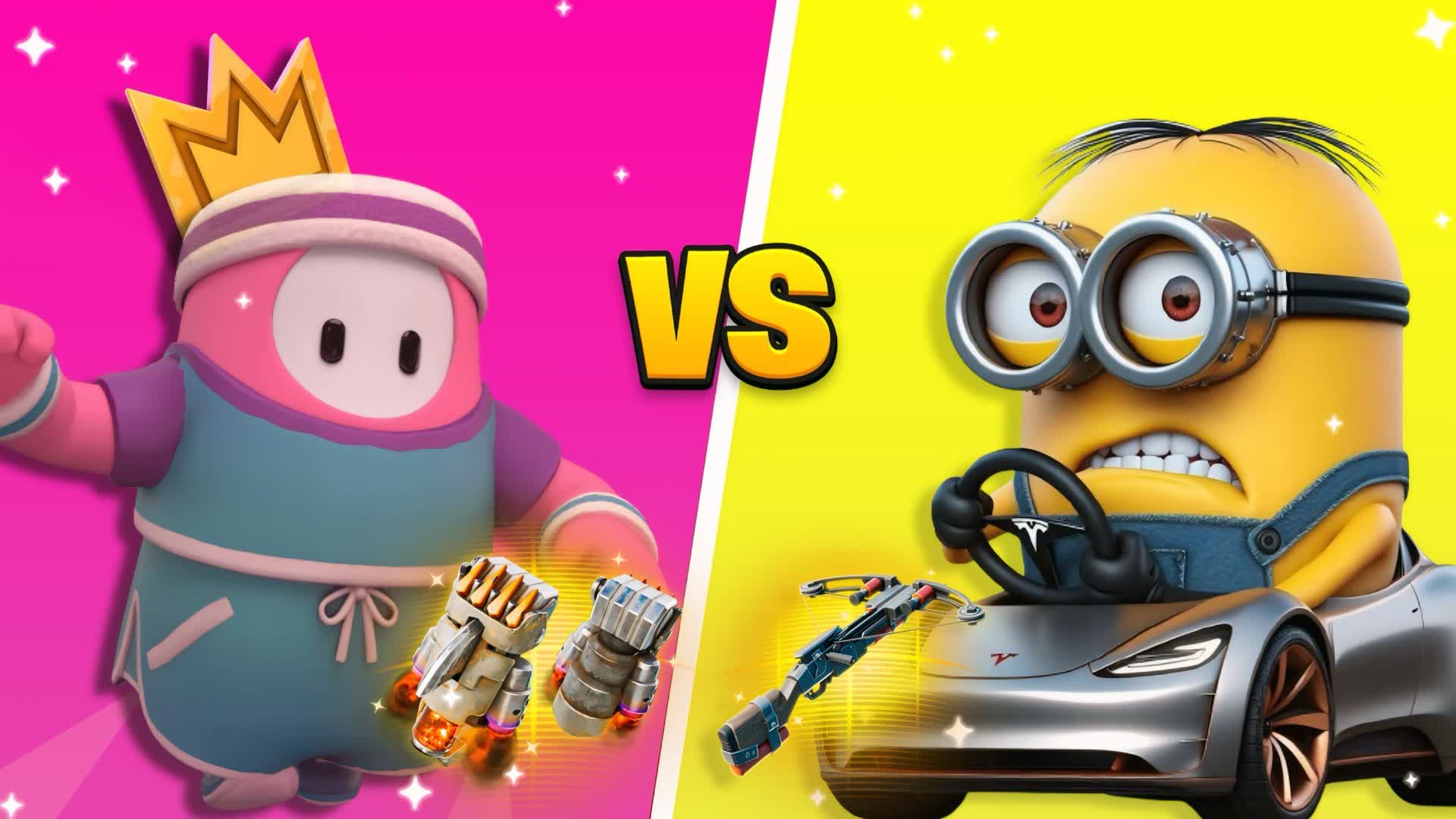 FALL GUYS VS MINIONS 4996-3240-6390 من ابتكار iww - Fortnite