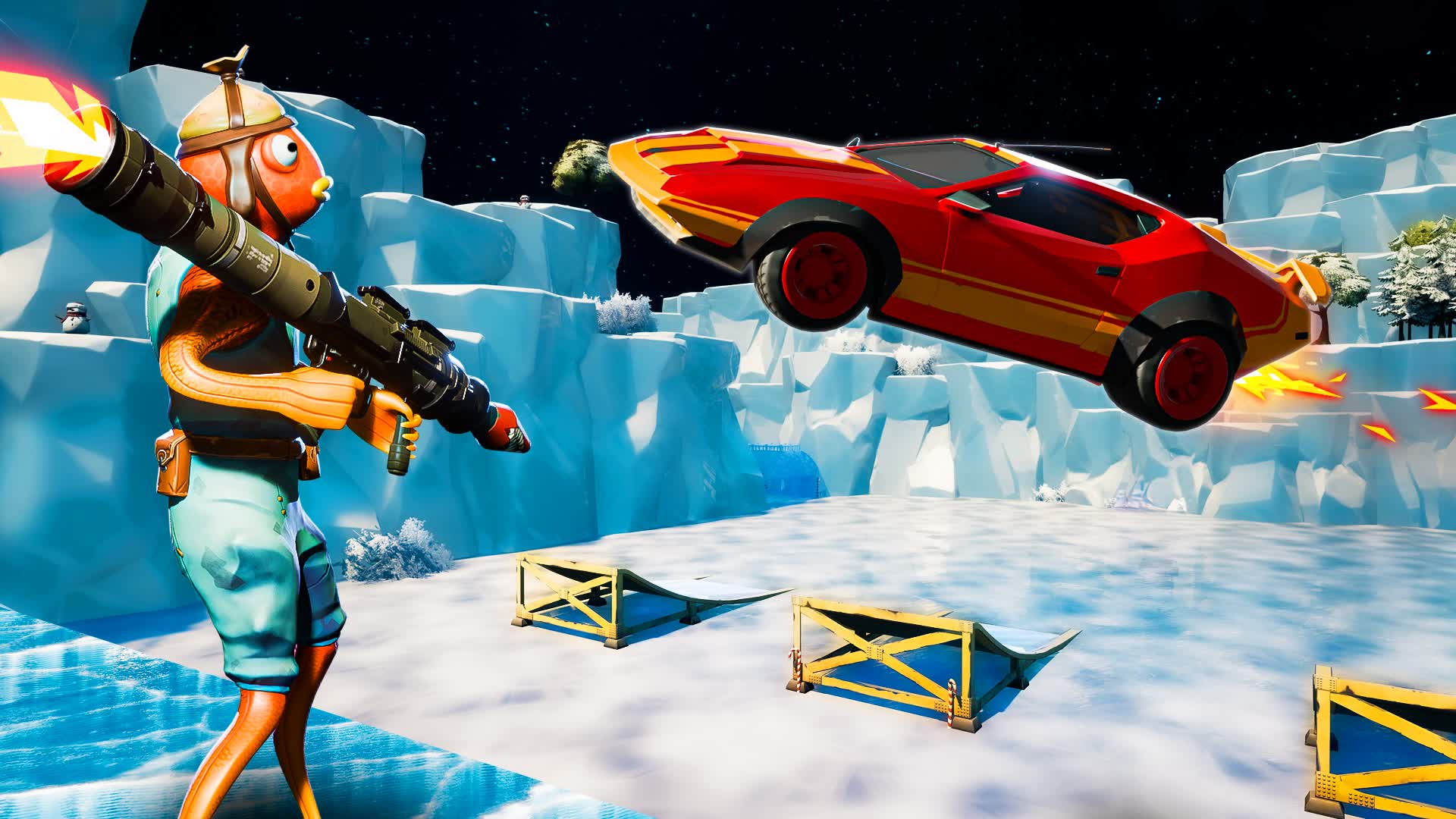 Rockets VS Cars 3587-5744-9093 by kryten - Fortnite Creative Map Code ...