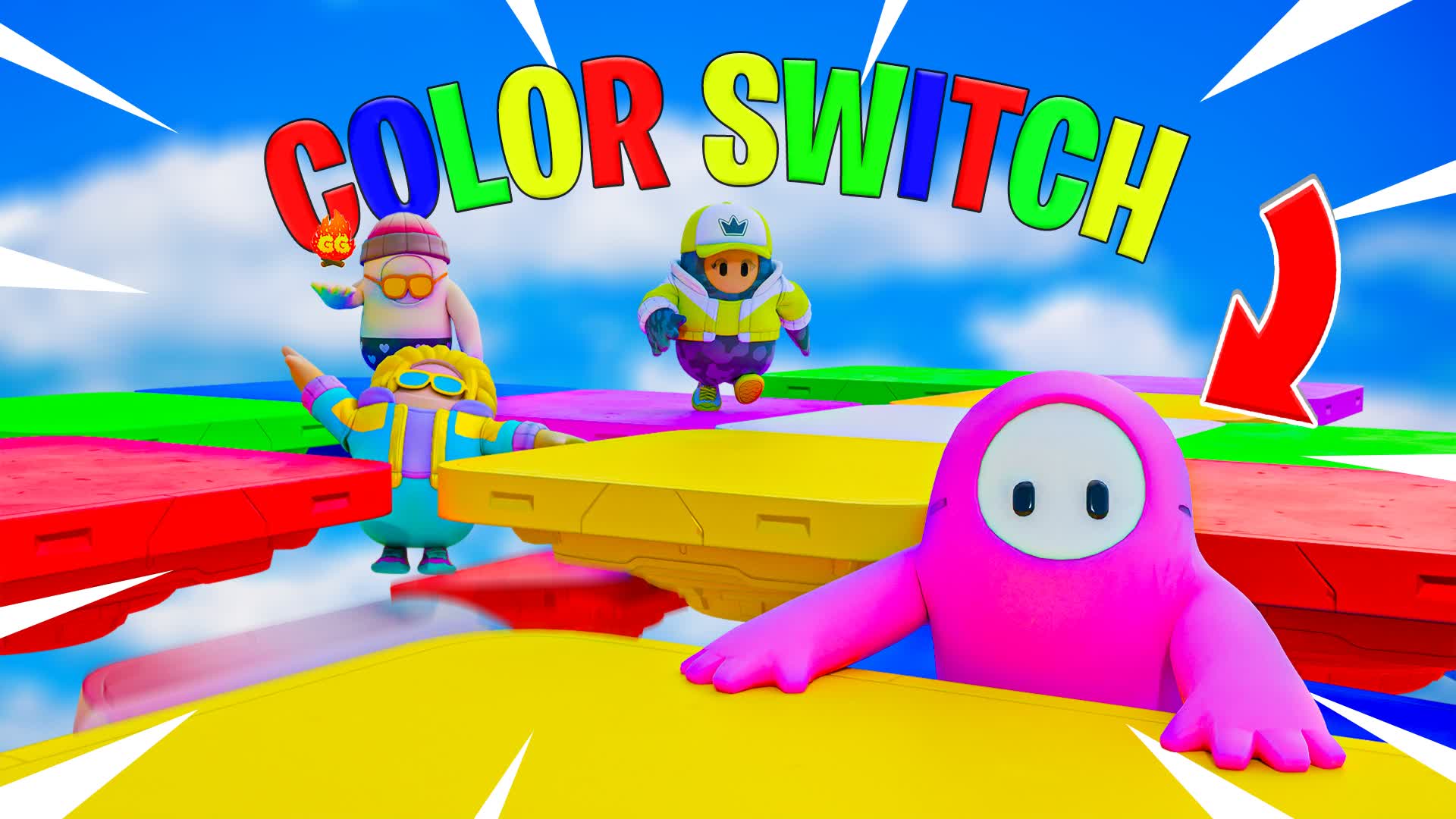 😀FALL GUYS COLOR SWITCH🌈 9787-7921-1175 by jarstudios - Fortnite