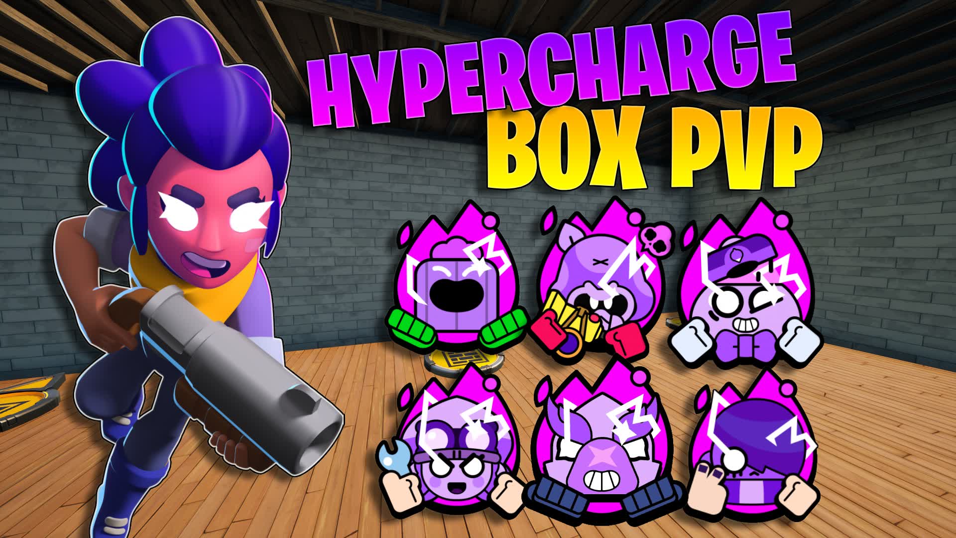HYPERCHARGE BOX PVP 8343-4488-9406 by pablomegagatoyt - Fortnite Creative Map Code - Fortnite.GG