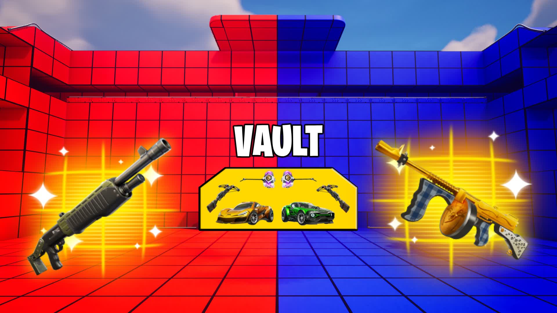 SUPER MEGA RED VS BLUE 🔴🔵 7963-1364-0807 by waydeal - Fortnite Creative ...