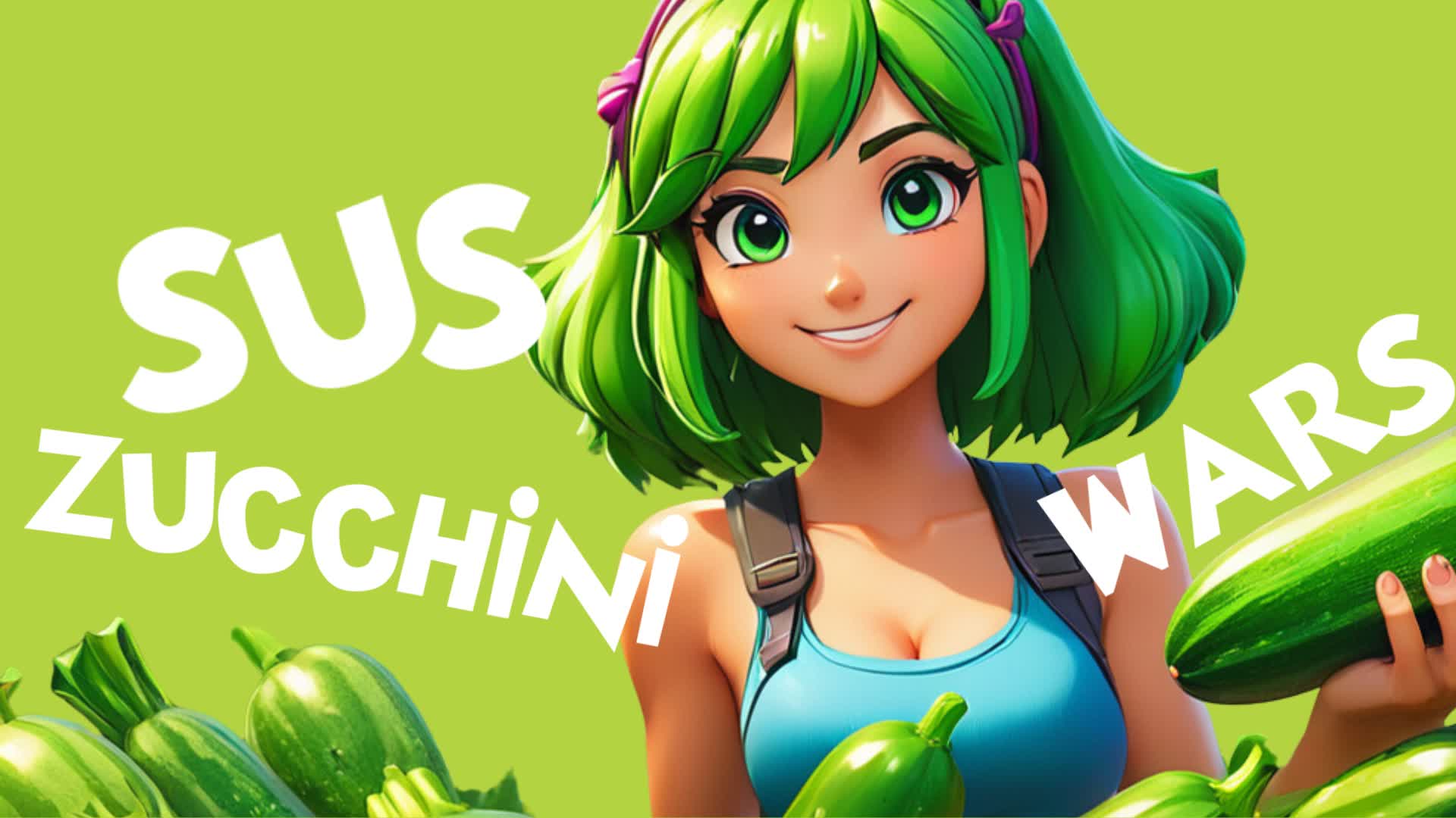 🥒SUS ZUCCHINI WARS 2.0🥒 1313-4142-3470 من ابتكار krokostudios - Fortnite