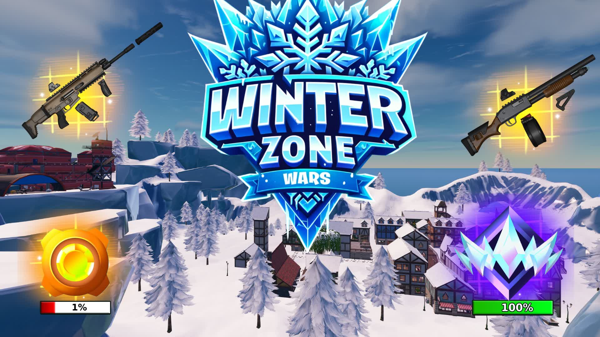 Winter Zone Wars🥶 5143-7518-5846 من ابتكار munni - Fortnite